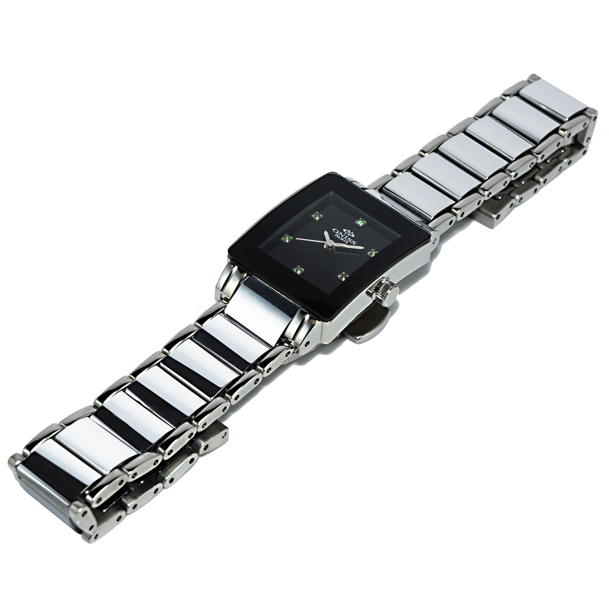 ONISS SAPPHIRE STONES,STAINLESS STEEL & TUNGSTEN , SWISS QUARTZ MOV'T ...