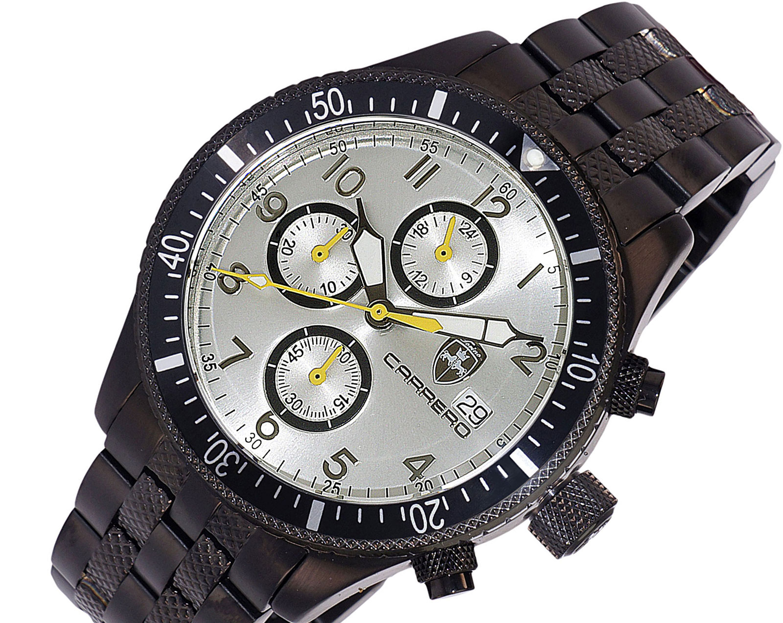 LeChateau - Chronograph Epson VR33 Muscle Movement, Stainless Steel ...