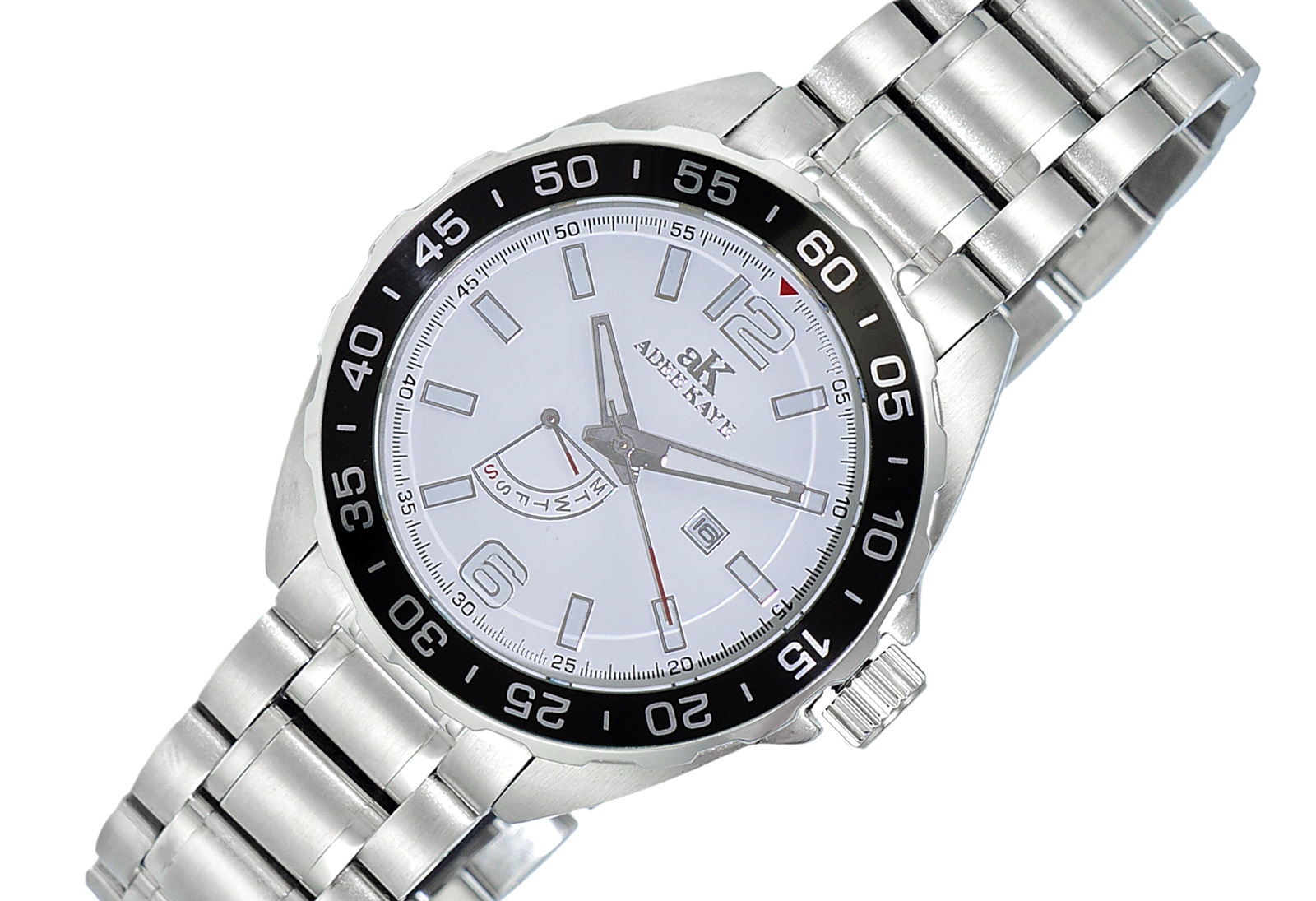ADEE KAYE RETROGRADE DAY COUNTER, DATE WINDOW SUNRAY DIAL , AK6263-M ...