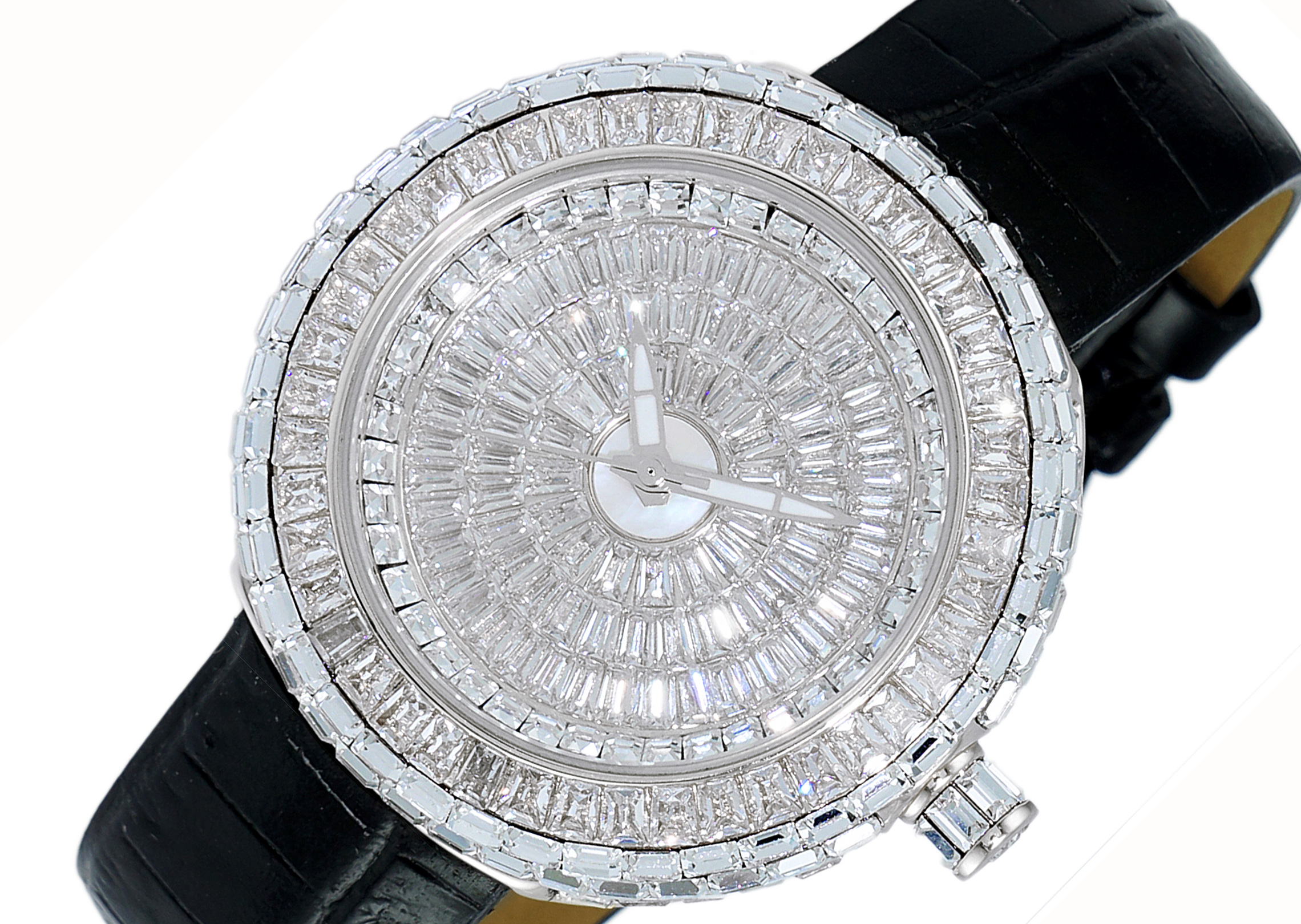 ADEE KAYE 3 - HANDS DIAL AUSTRIAN STONE, SILVER TONE - AK7909-LSV ...