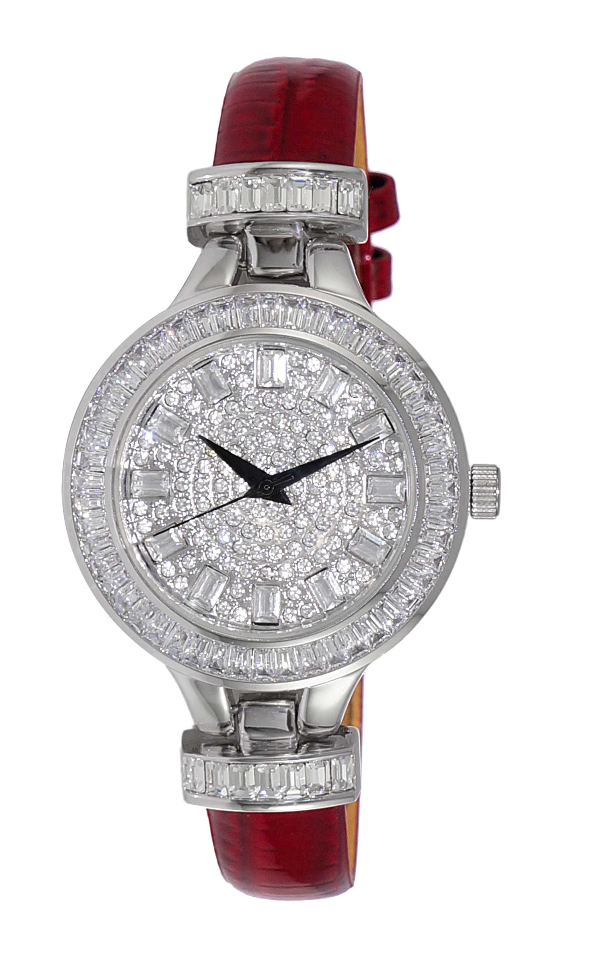 Adee Kaye 3-HANDS DATE DIAL, MULTI-COLOR AUSTRIAN STONE AK2522-LRD ...