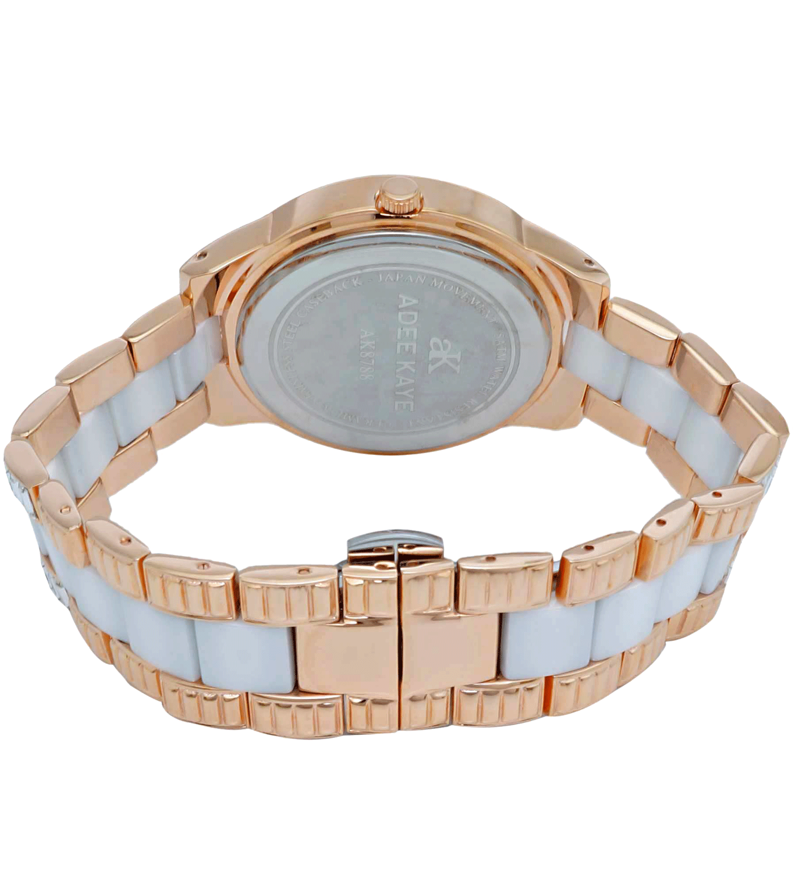 ADEE KAYE FLORENCE, WHITE HIGH-TECH CERAMIC , 72 pcs BAGUETTE SETTING ...