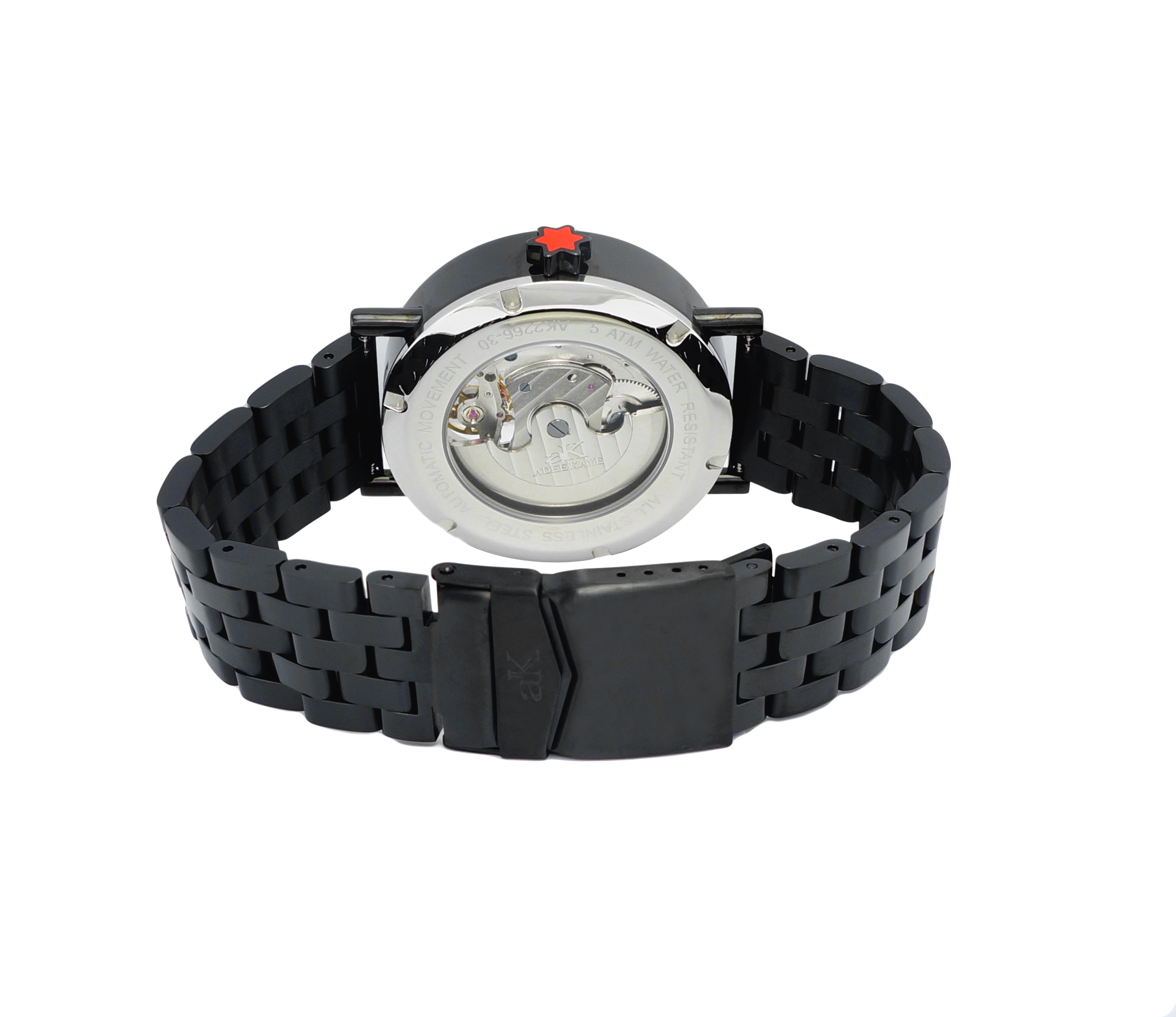 Adee Kaye Skeleton Automatic -21 Jewels Movement , Sun and Moon Phase ...