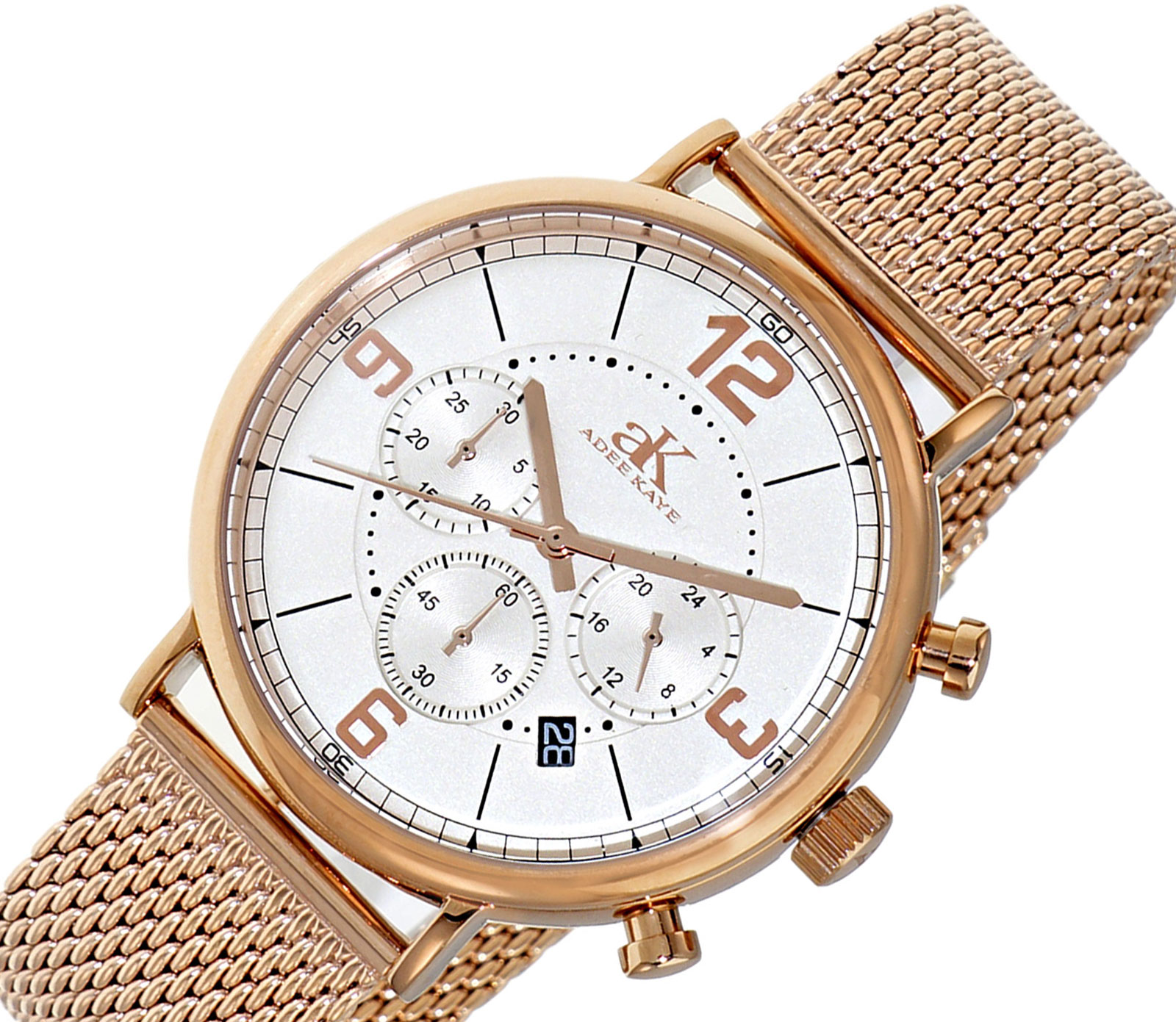 ADEE KAYE WATCHES, Chronograph Movement, 24-hr counter date Dial ...