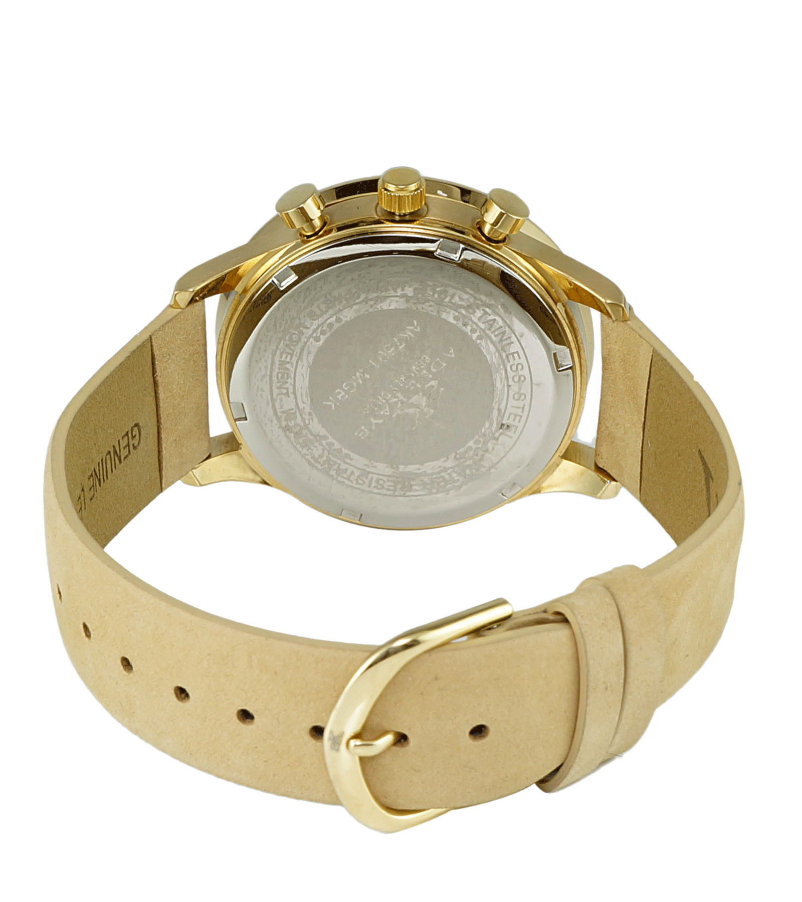 ADEE KAYE WATCHES, DUAL ADEE KAYE TIME OF 24 HOUR REGULATOR, GOLD TONE ...