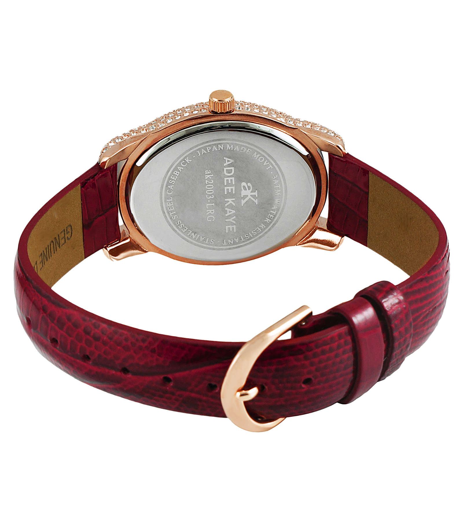 ADEE KAYE WATCHES, LADIES MOTHER OF PEARL DIAL WITH AUSTRIAN STONE ...