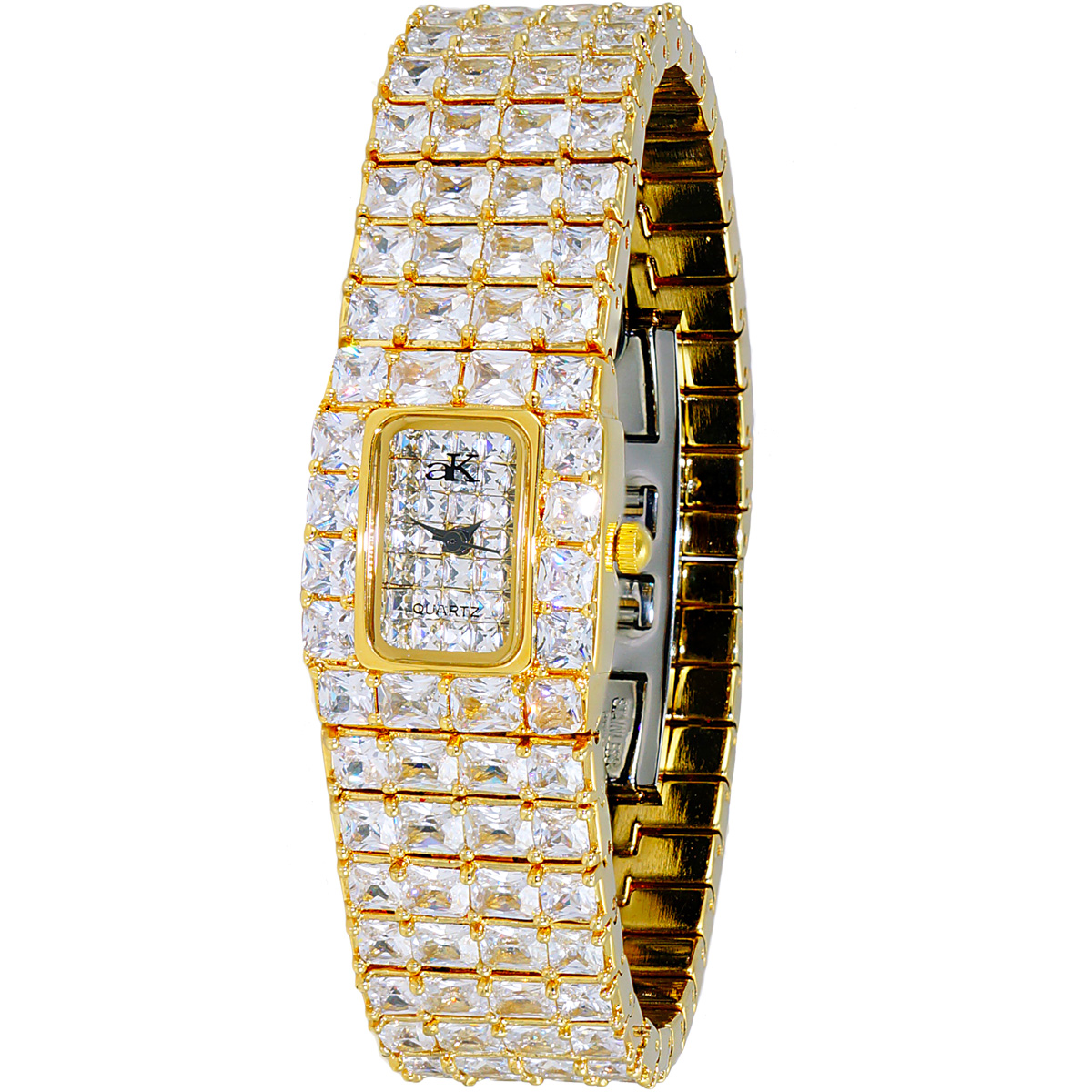 AUSTRIAN CRYSTAL ACCENT, MOP DIAL, JAPAN QUARTZ MOVEMENT, AK9261-LG ...