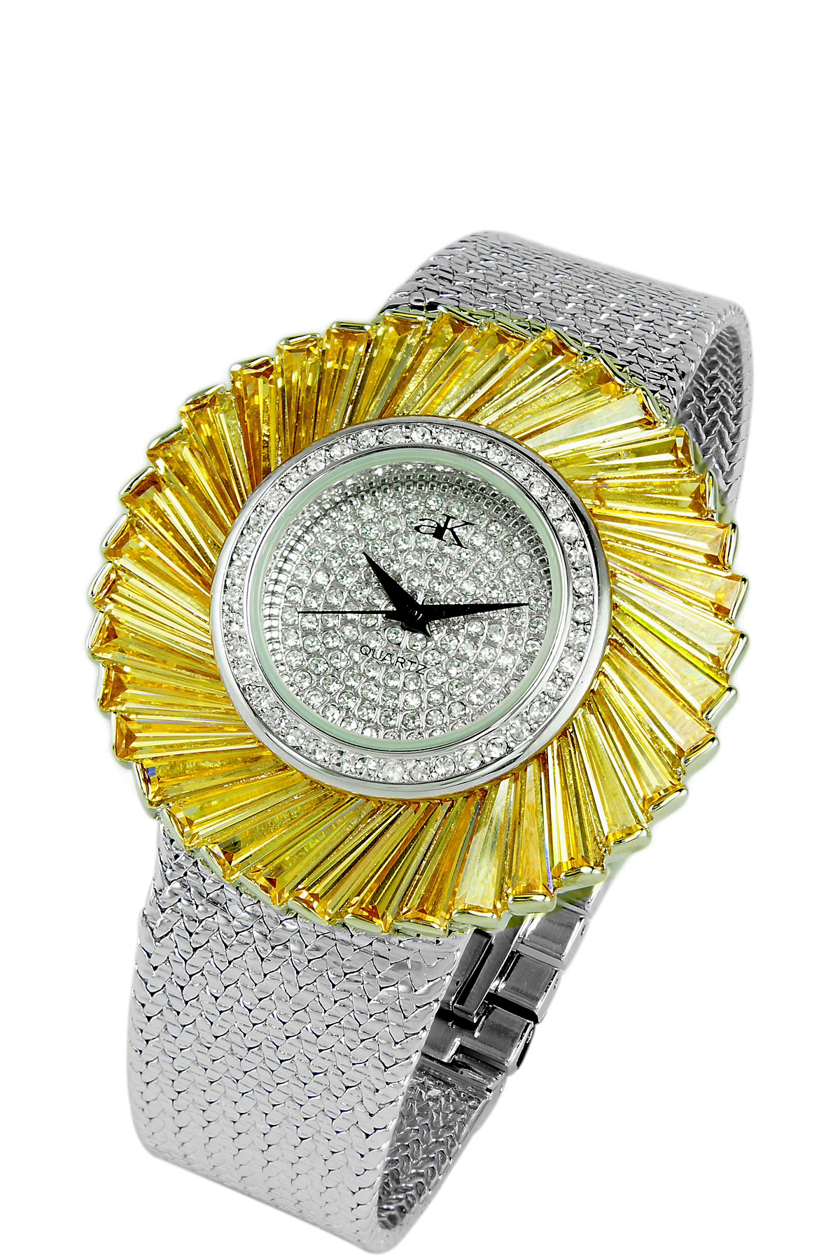 AUSTRIAN STONE, MIYOTA QUARTZ MOV'T. AK9113-L/YEL RETAIL AT $550.00 ...