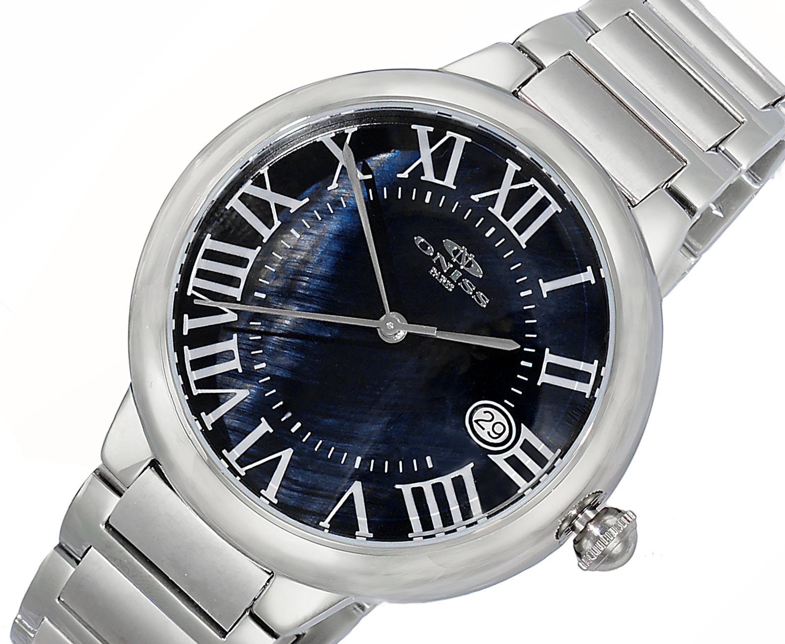 H35 - AUTOMATIC MOVEMENT, DATE - MOP DIAL, ON2222-MBK - RETAIL AT $620. ...