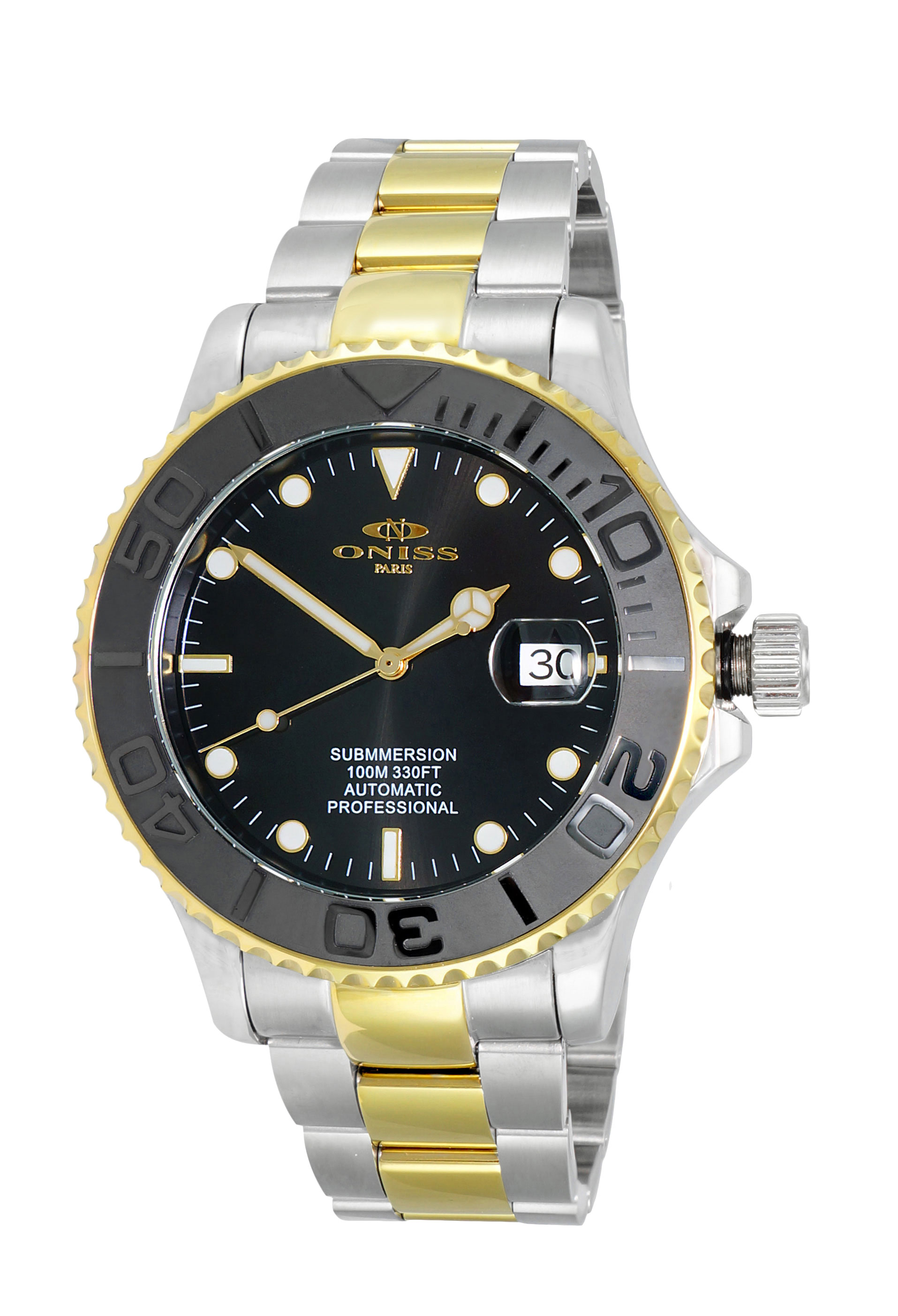 JAPAN H35 AUTOMATIC DATE - MOVEMENT, CERAMIC BEZEL, SUNRAY DIAL, ON7772 ...