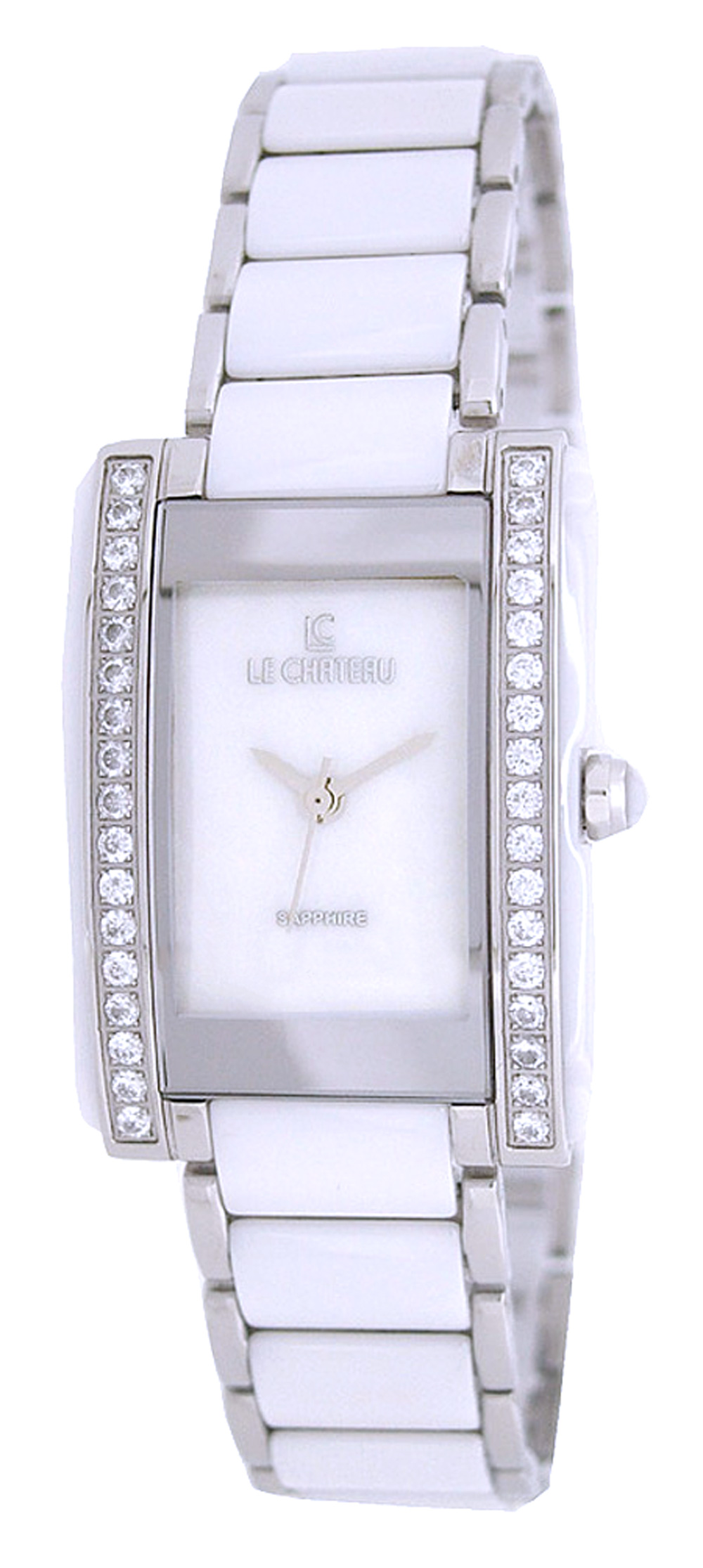 Le Chateau Ladies Watch - High-Tech Ceramic, Austrian Stone Accent ...