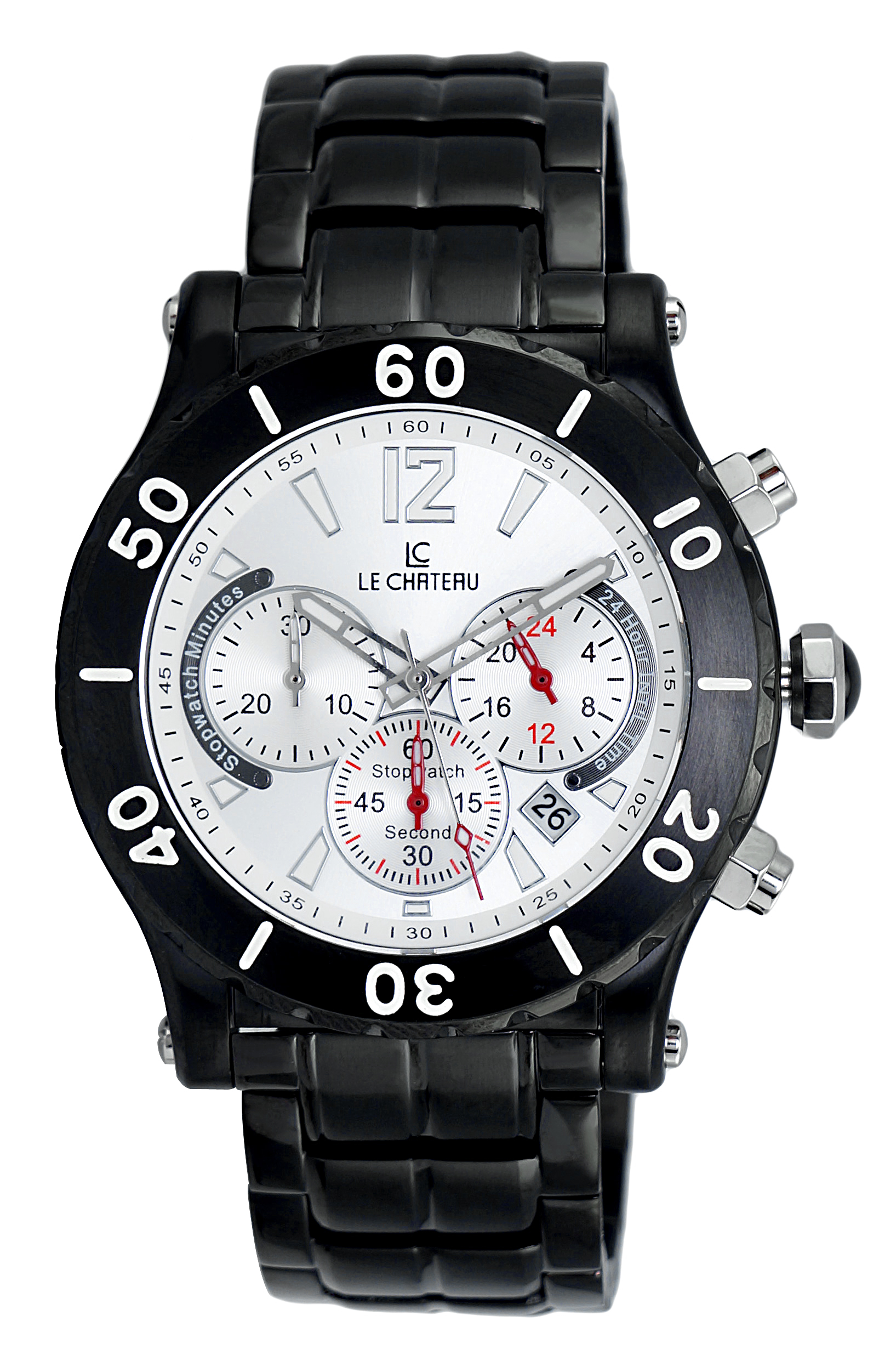 Le Chateau Men's Watch - Chronograph (Brand New) LC-5438-MIP_SV ...