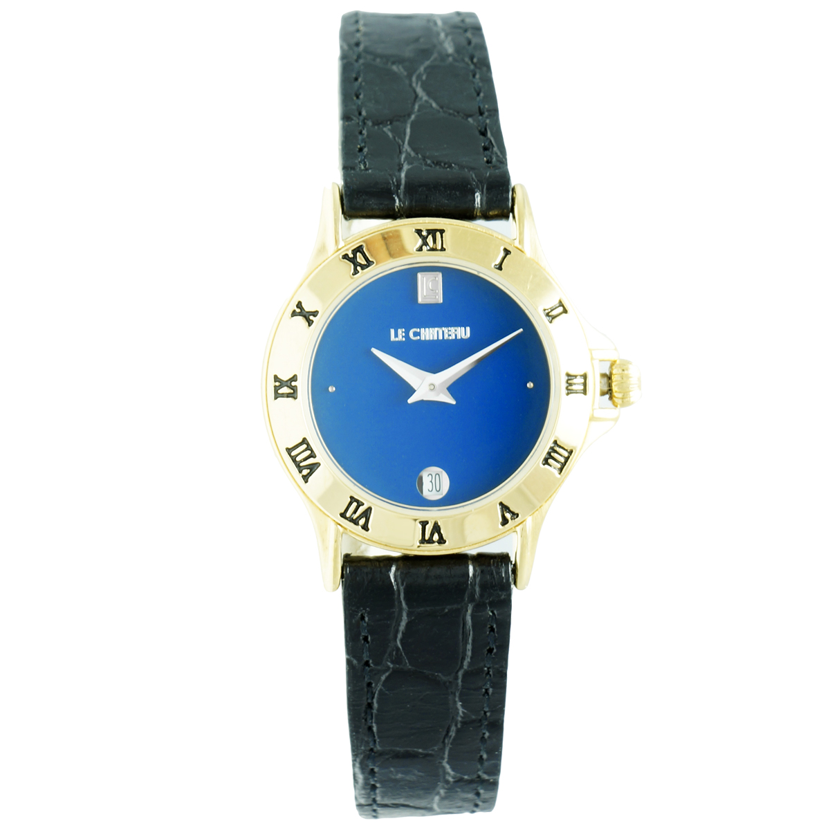 Le Chateau Women's Round, Bezel Inscribe Roman Numerals, Stainless ...