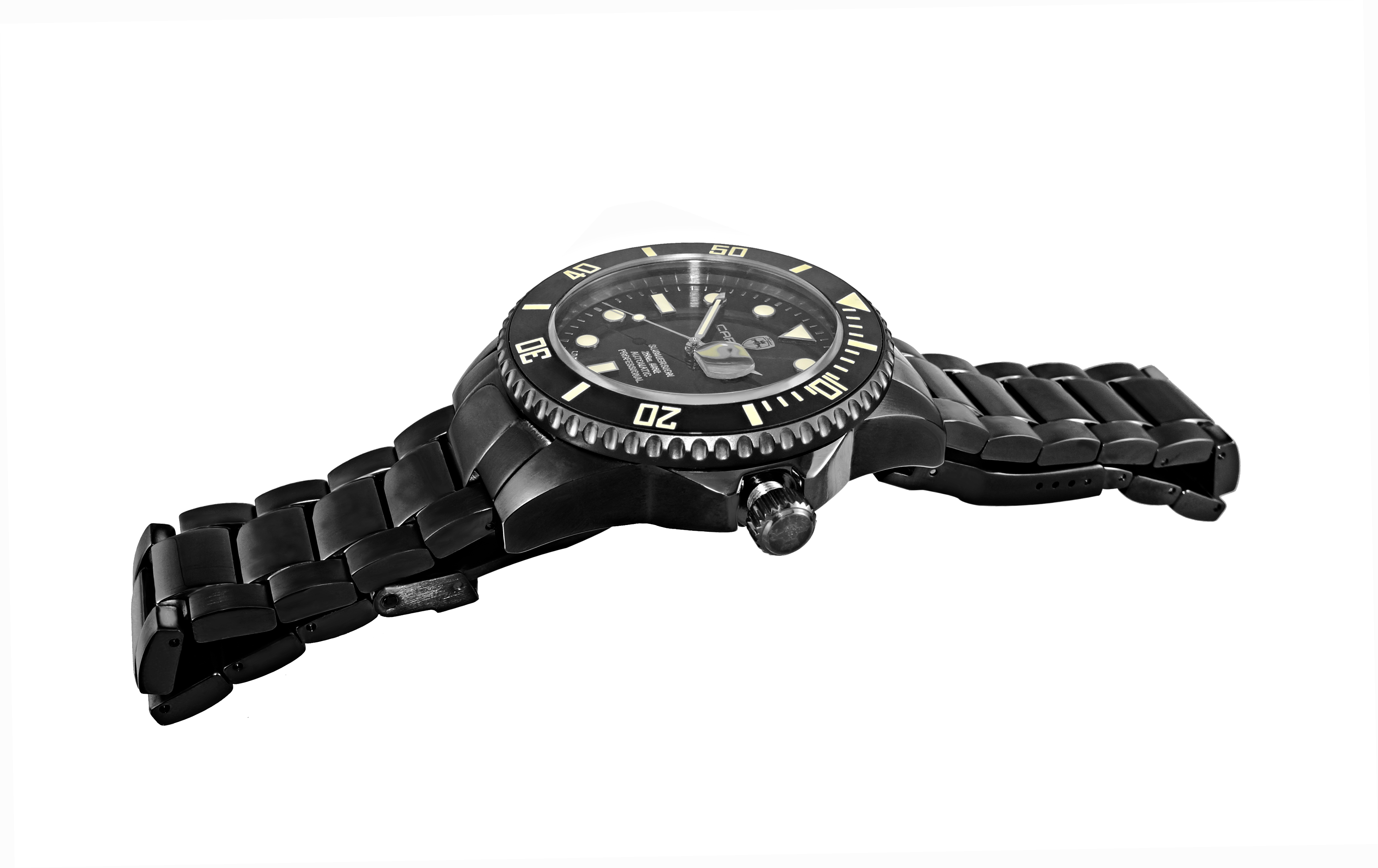 LeChateau, Automatic Sunray Date -Dial with Magnifying Glass ...