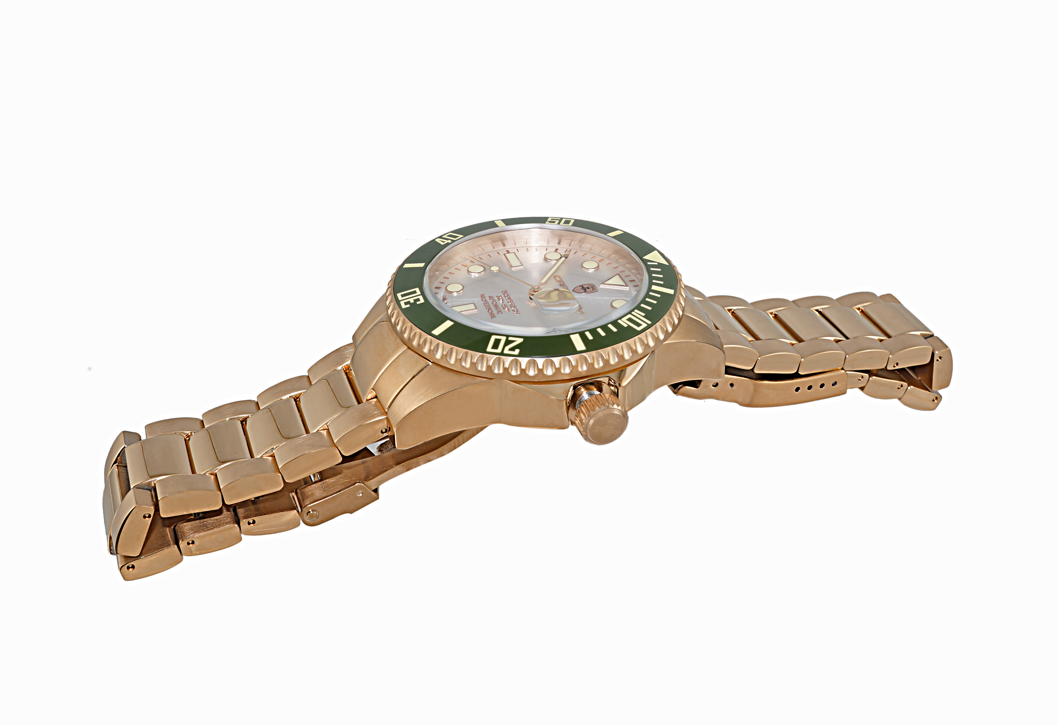 LeChateau, Automatic Sunray Date -Dial with Magnifying Glass ...