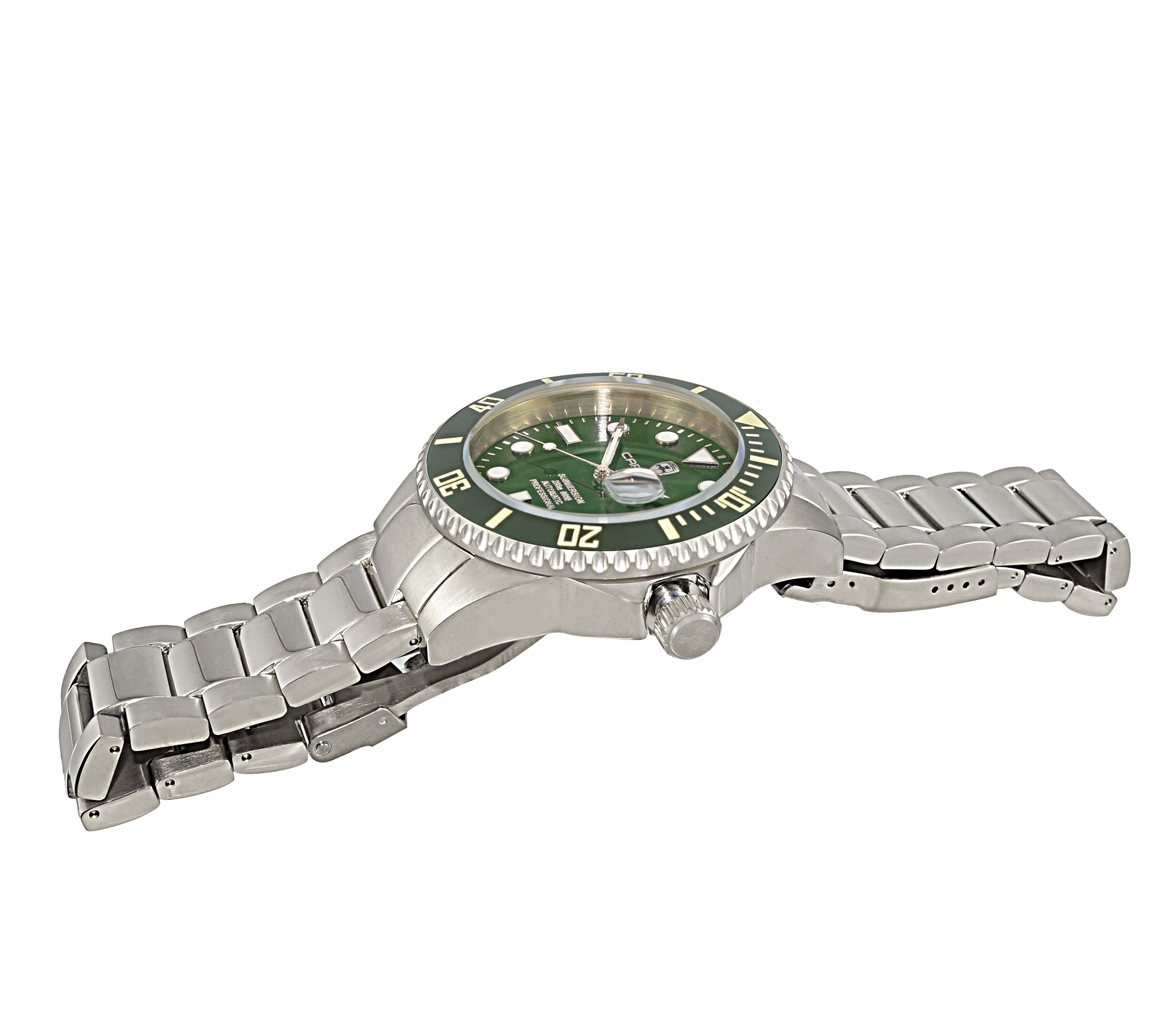 LeChateau, Automatic Sunray Date -Dial with Magnifying Glass ...