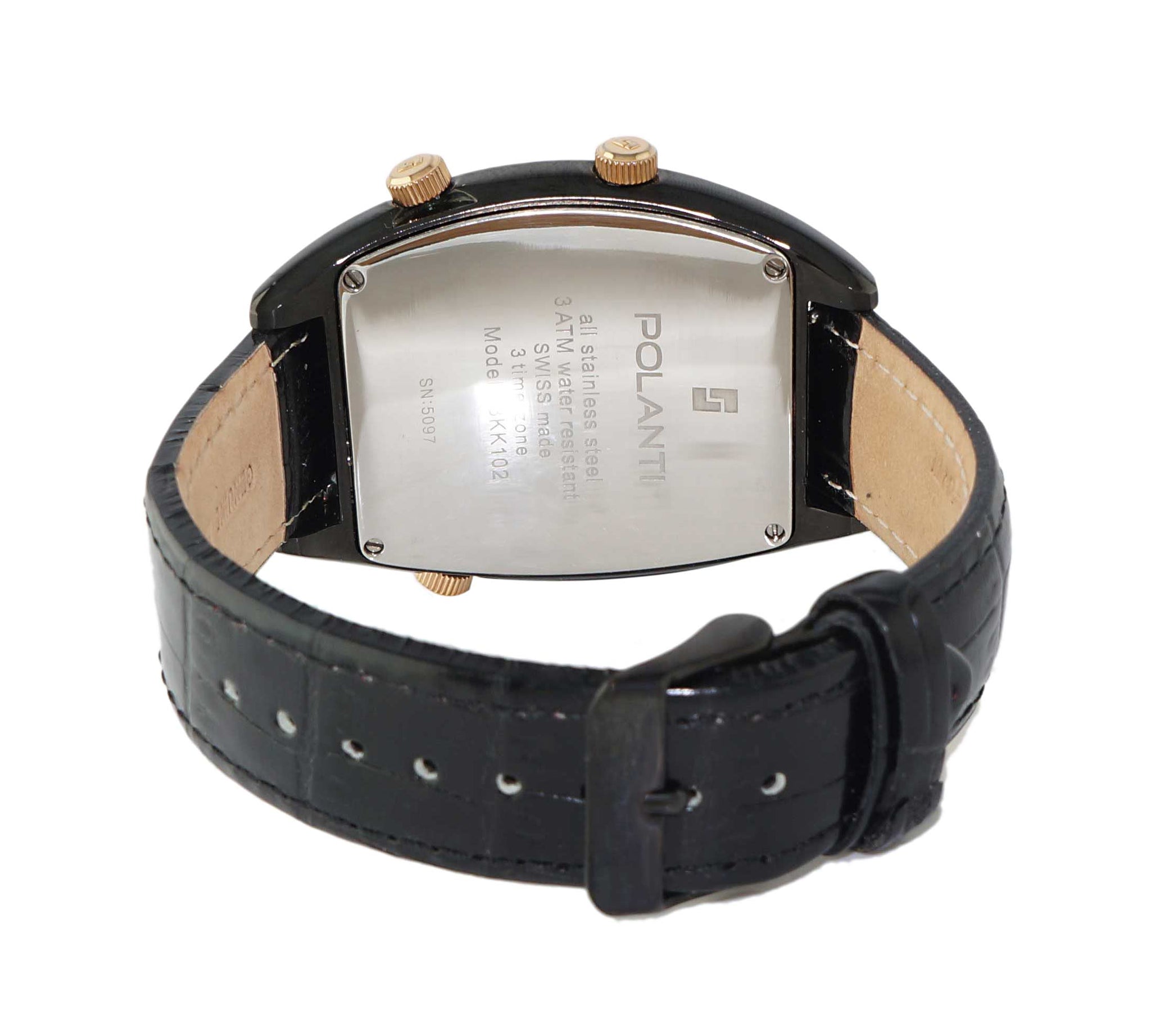 LeChateau Men's, 3 Time Zone, 5 -Jewels Rhonda -753 , Carbon Fiber ...