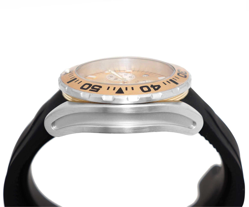 LeChateau, Men's Swiss Multi-Functiom Ronda X30 Movement, Gold Dial ...