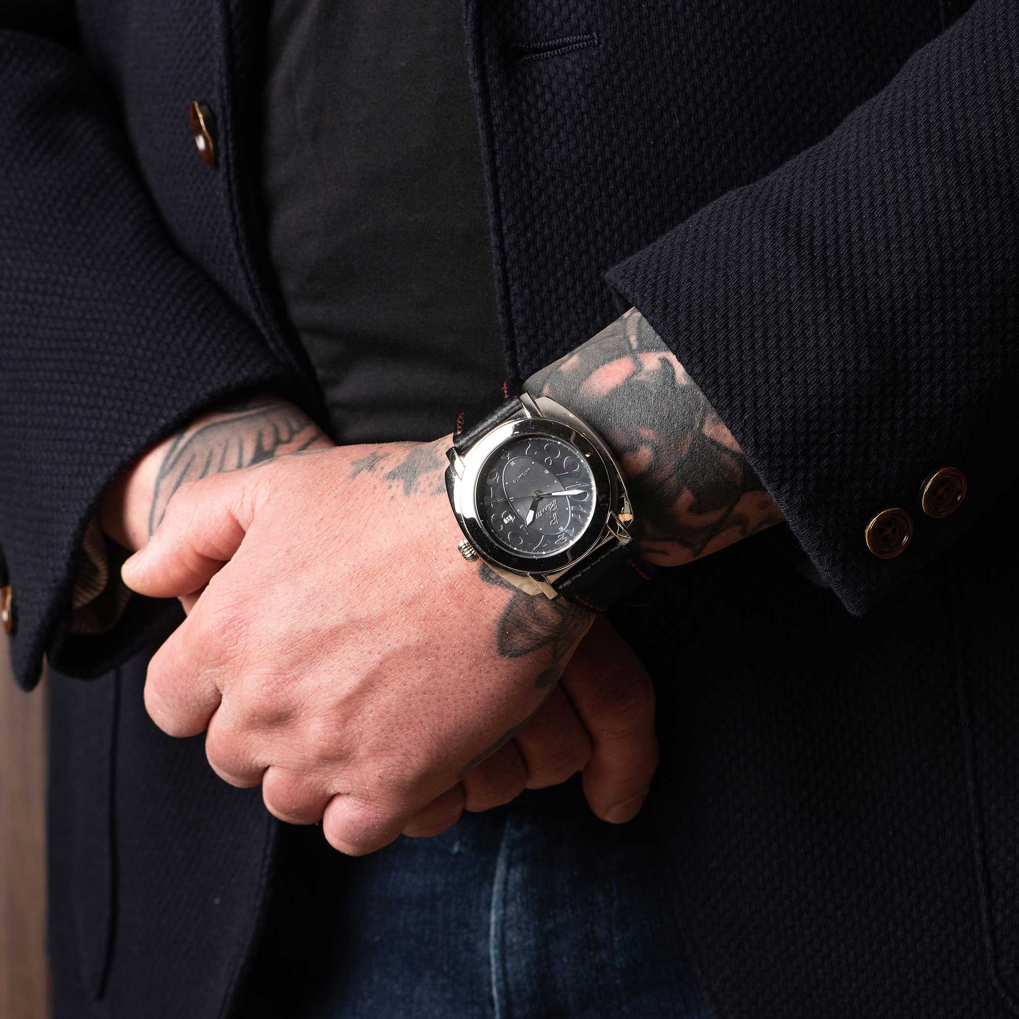 LeChateau - Polanti G Zone -Swiss Automatic Mov't, Black Dialss Quartz ...