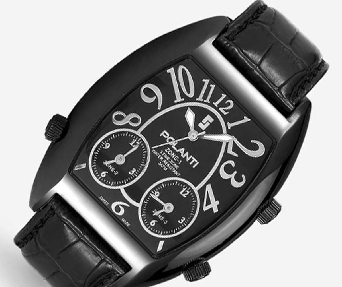 LeChateau - Polanti TORQUE - Black-IP, Rhonda Swiss Chronograph, Black ...