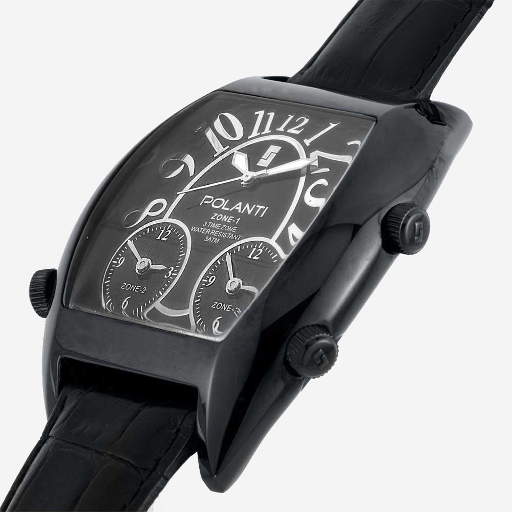 LeChateau - Polanti TORQUE - Black-IP, Rhonda Swiss Chronograph, Black ...