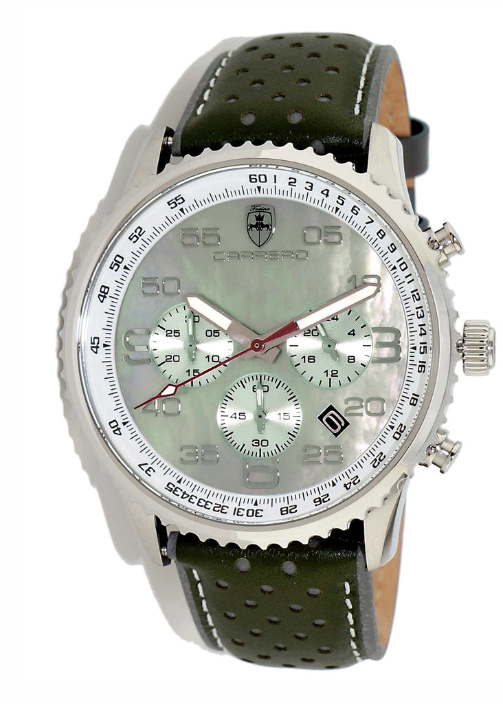 Lechateau - VR32 Movement Chronograph Mov't, Brown MOP Dial, Genuine ...