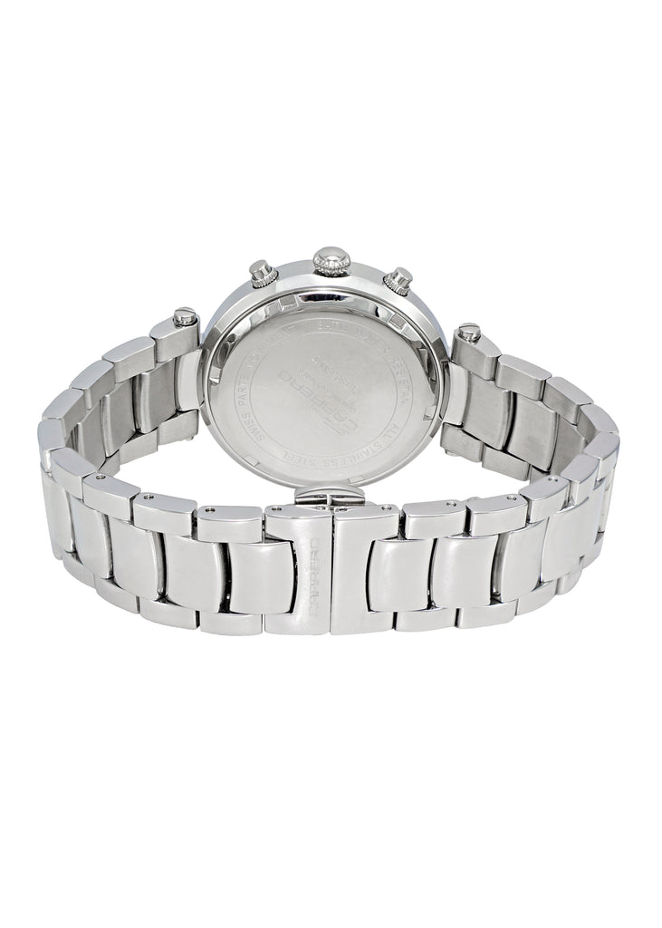 Lechateau Watches Multi-function, Day-date Counter, White Mother of ...