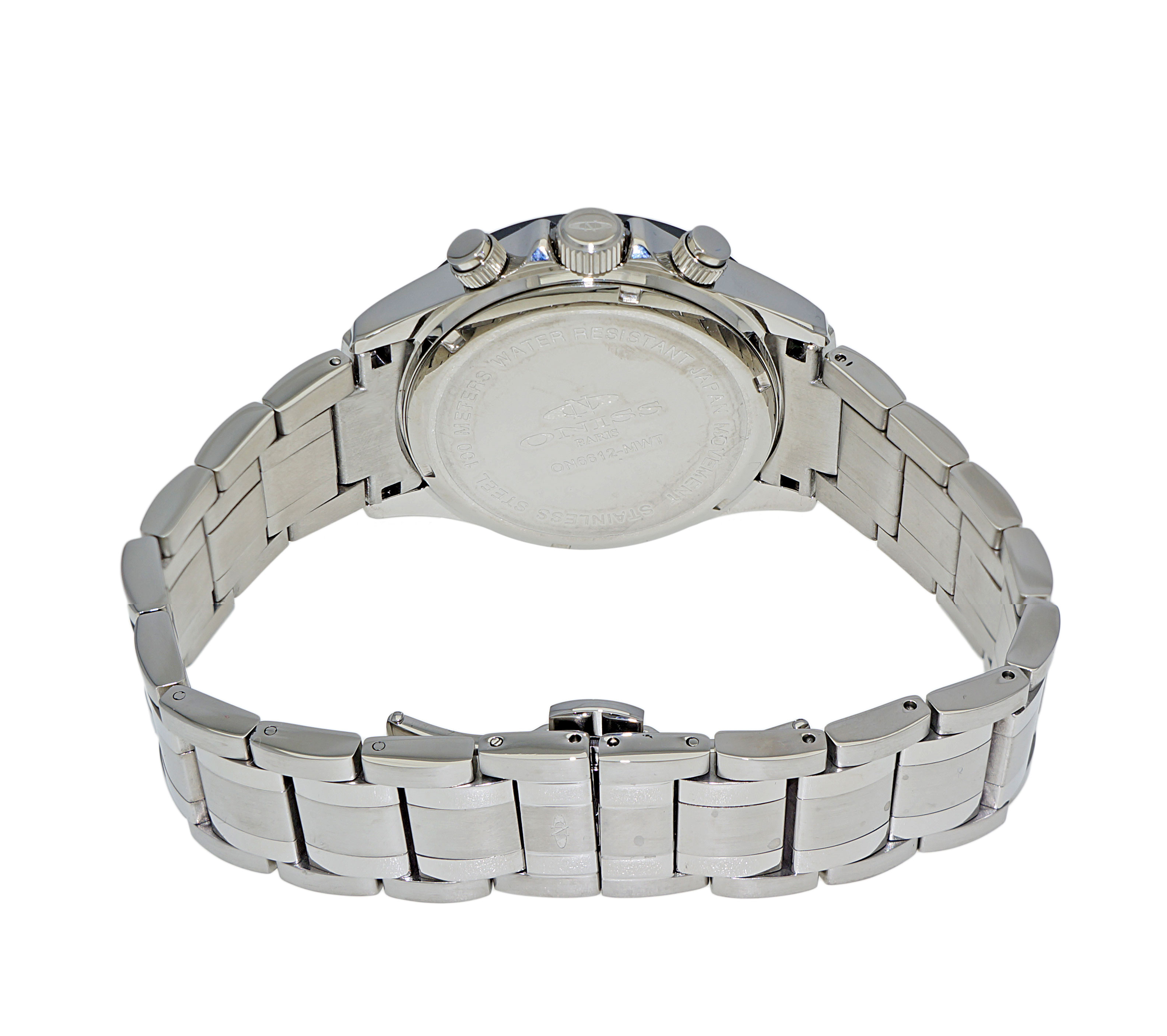 ONISS CHRONOGRAPH MOV'T Black Ceramic Bezel, Date- Dial, 24hr / 60 ...