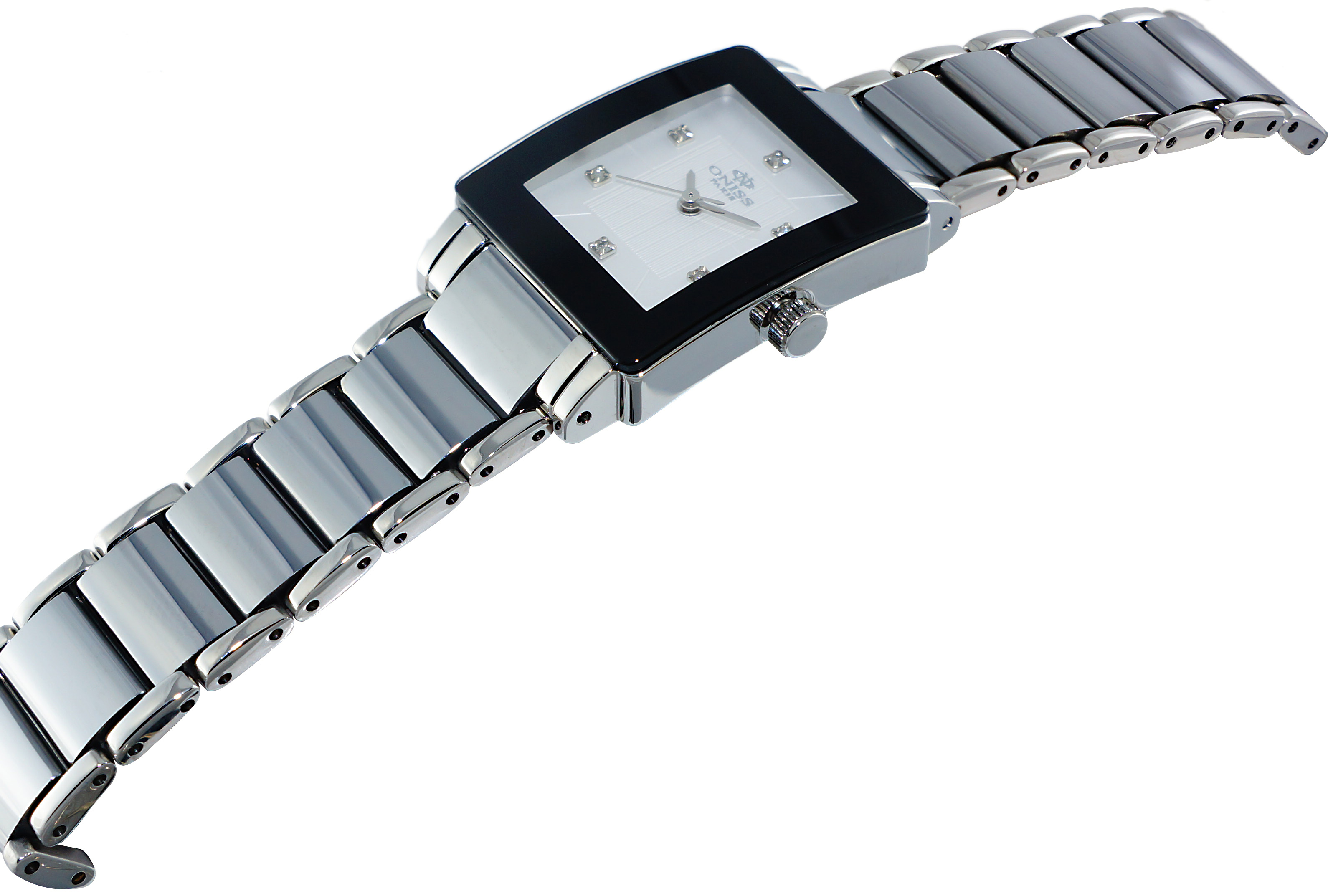 ONISS SWISS MOVEMENT, TUNGSTEN AND STAINLESS STEEL, ON607-LWT, RETAIL ...