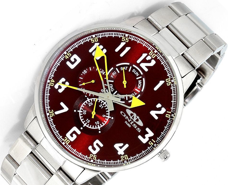 ONISS Watches, Stainless steel case and band, Multi-fuction (VX3NE ...