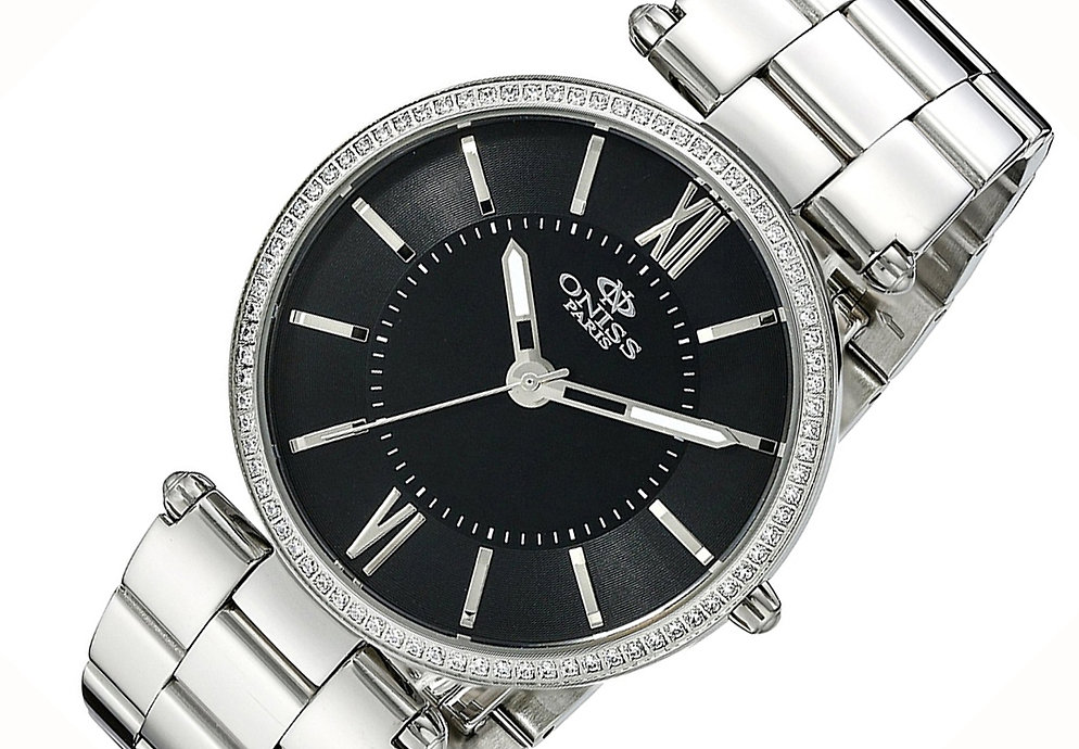 ONISS Watches, SWISS QUARTZ MOVEMENT, AUSTRIAN CRYSTAL, ON6021-LBK ...
