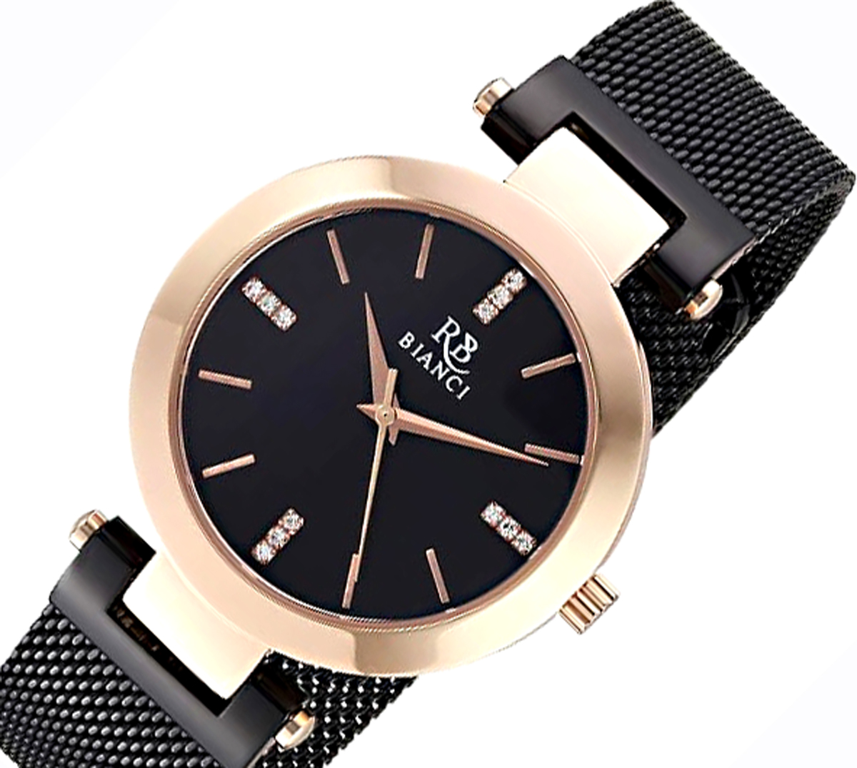 ROBERTO BIANCI Women's Watch, 3-hands dial, Mesh band, RB0405 ...