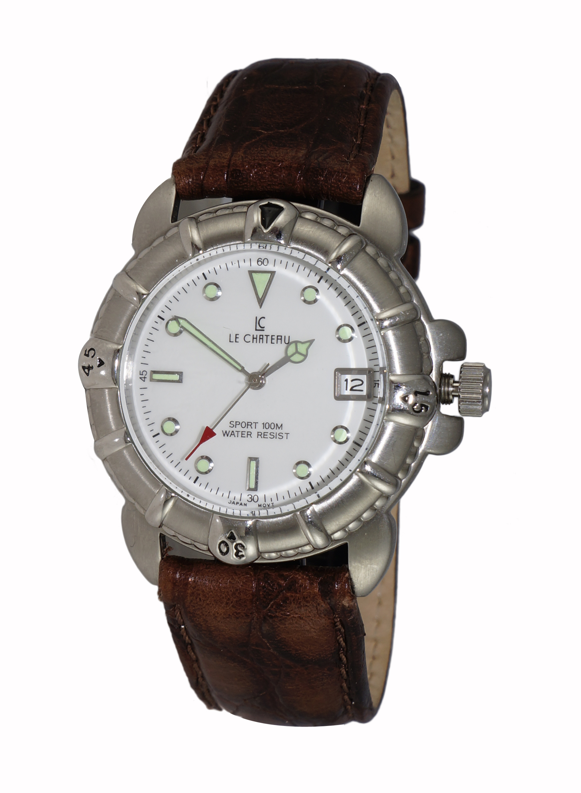 STAINLESS STEEL,DAY-DATE DIAL, LC2150-LB/WT | Property Room