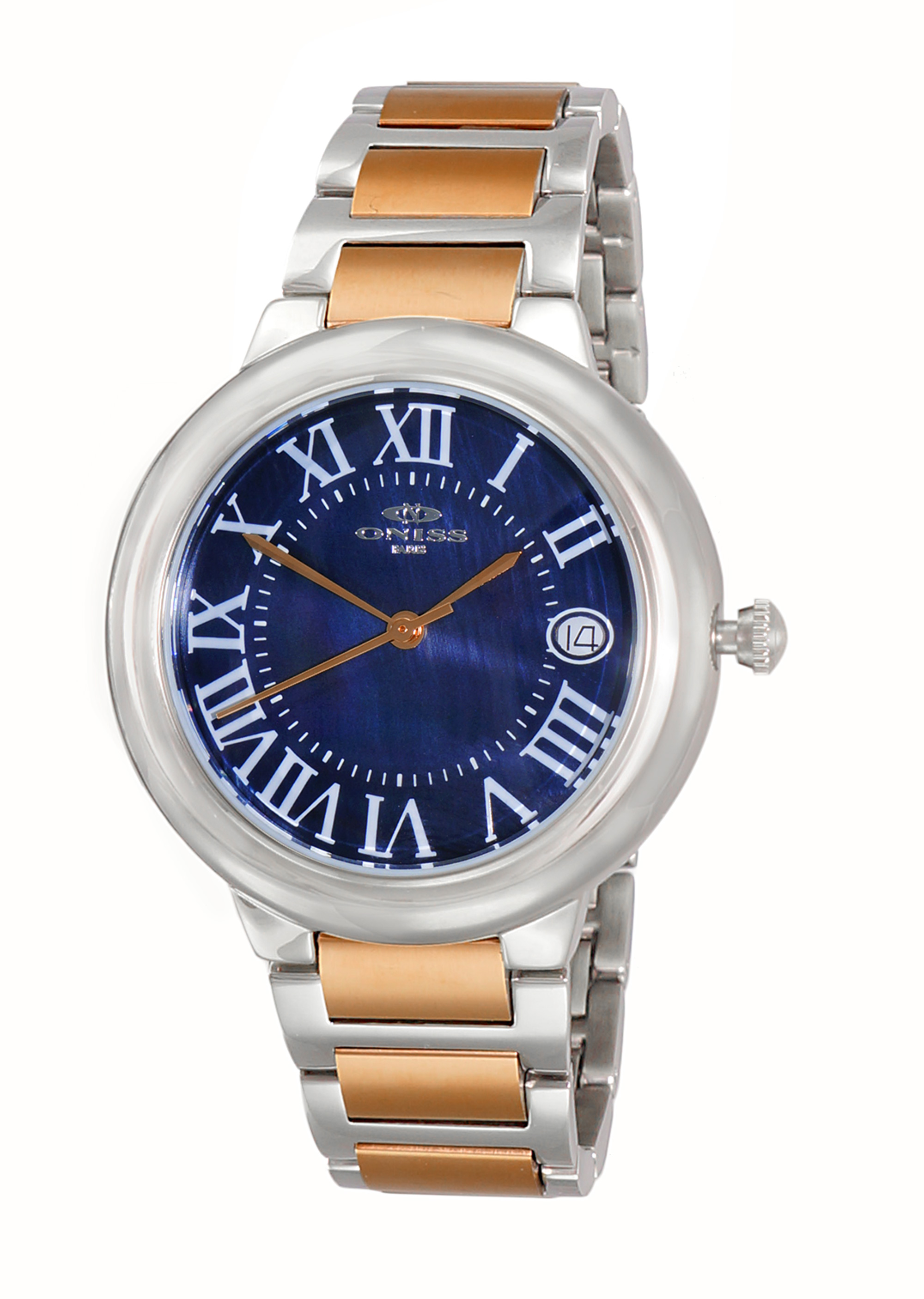 SWISS MOVEMENT, DATE MOP DIAL , ON1111-LTTRG/BU - RETAIL AT $445.00 ...