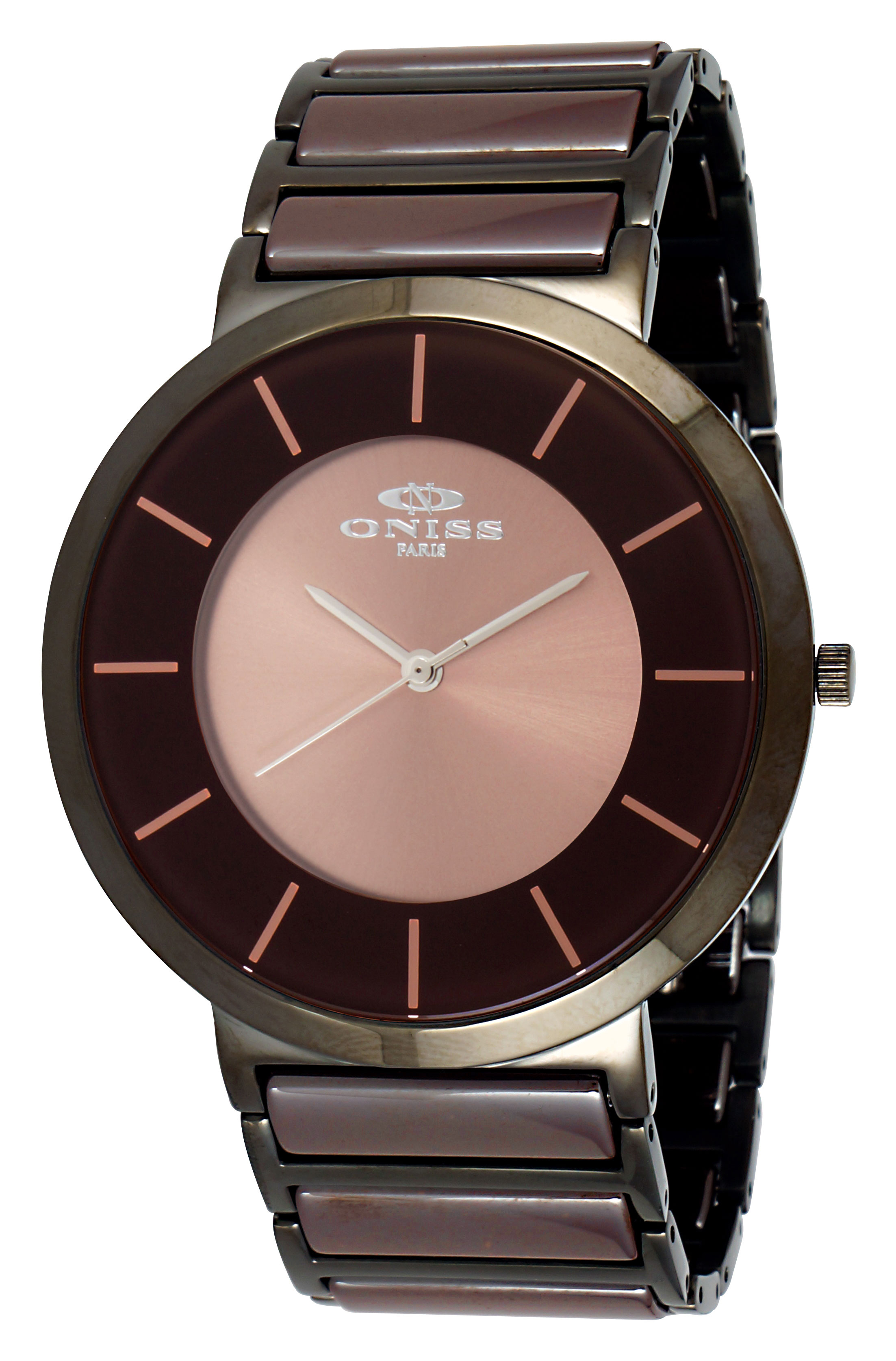 Swiss Parts, High Tech Ceramic Watch, ON1004-IPBN, Retail at $595.00 ...