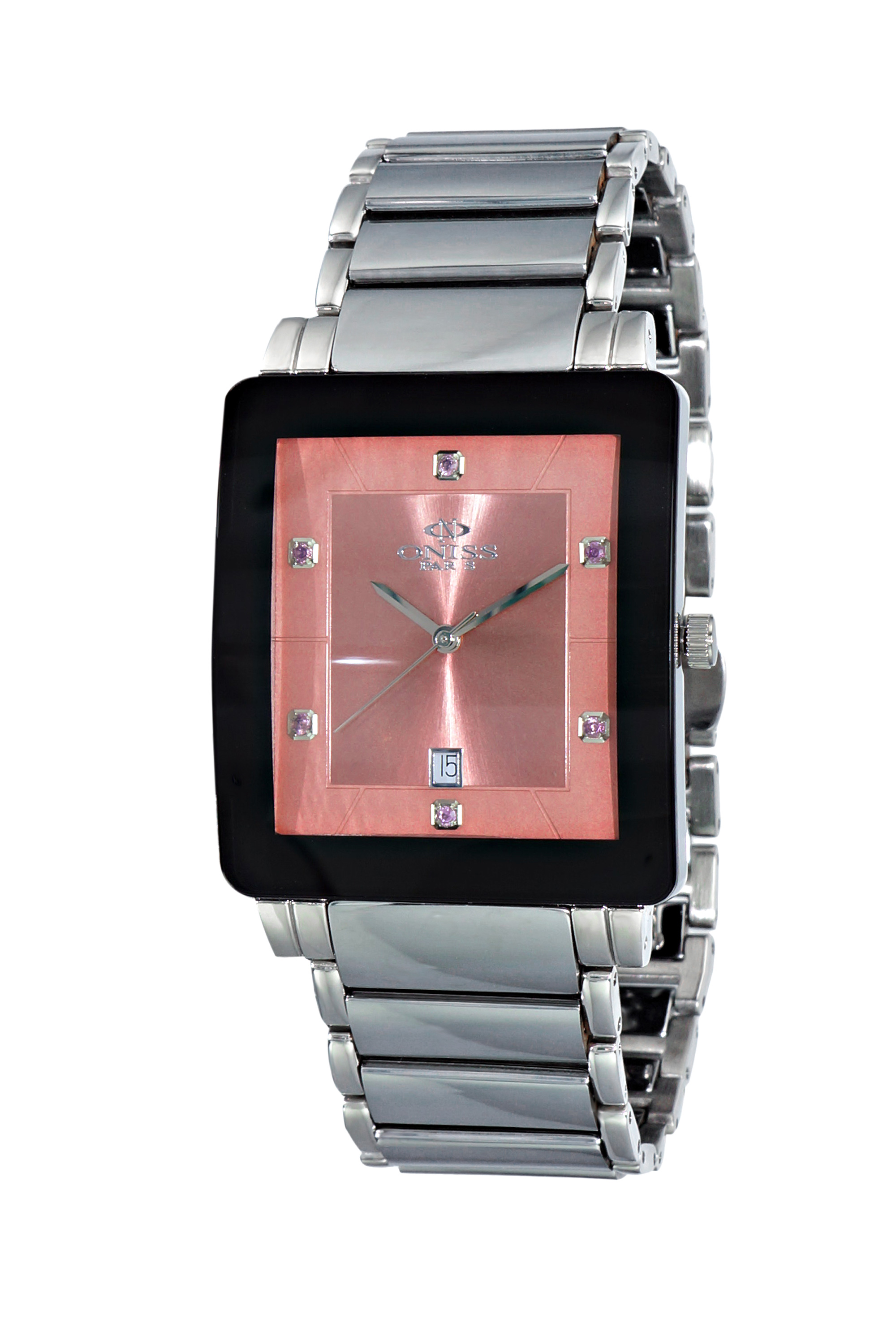 SWISS QUARTZ MOVEMENT, SAPPHIRE STONE, TUNGSTEN BAND, ON607-M/SAL ...