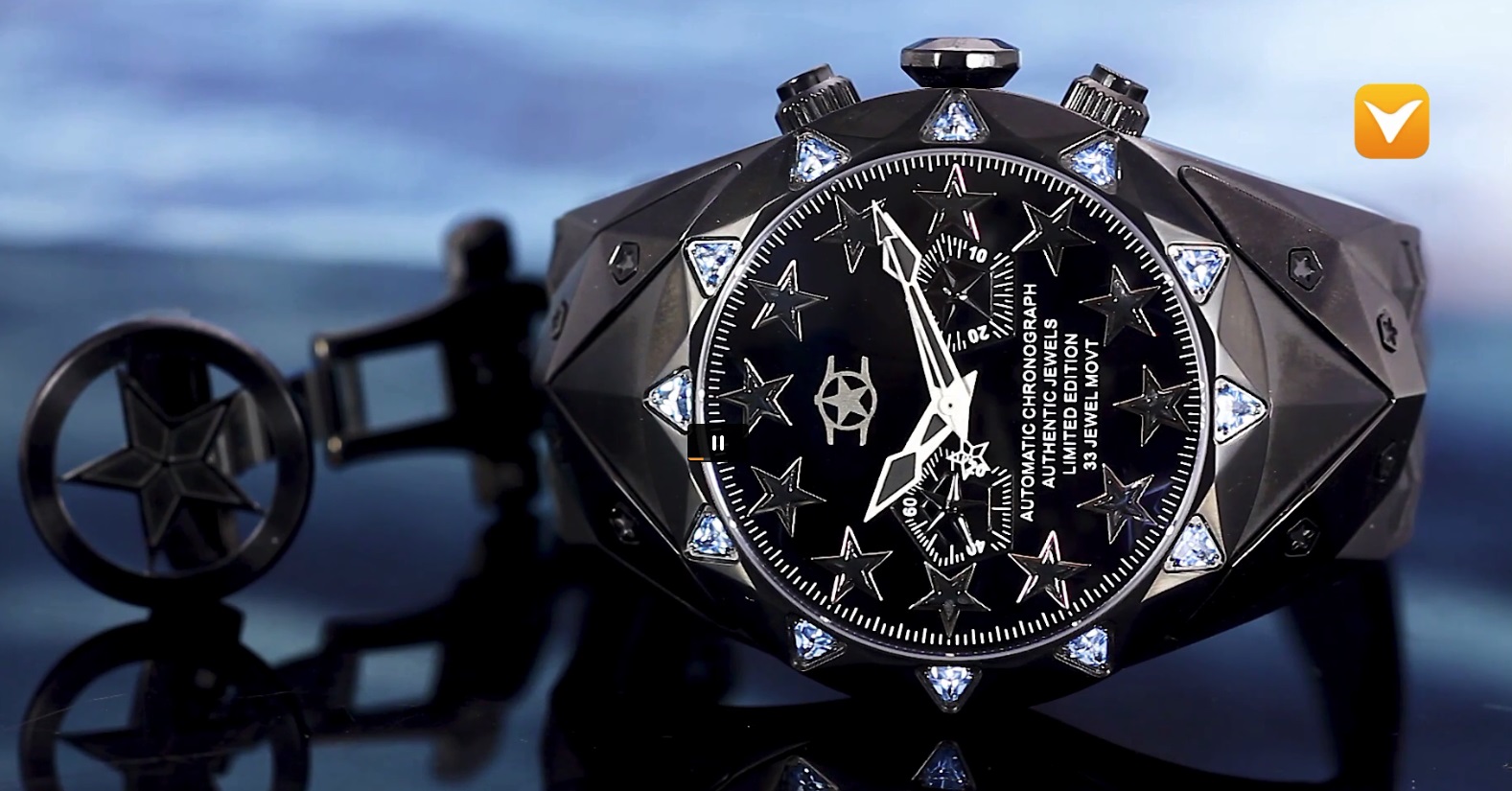 Watchstar Limited Edition Superstar 33 Jewel Automatic Chronograph ...