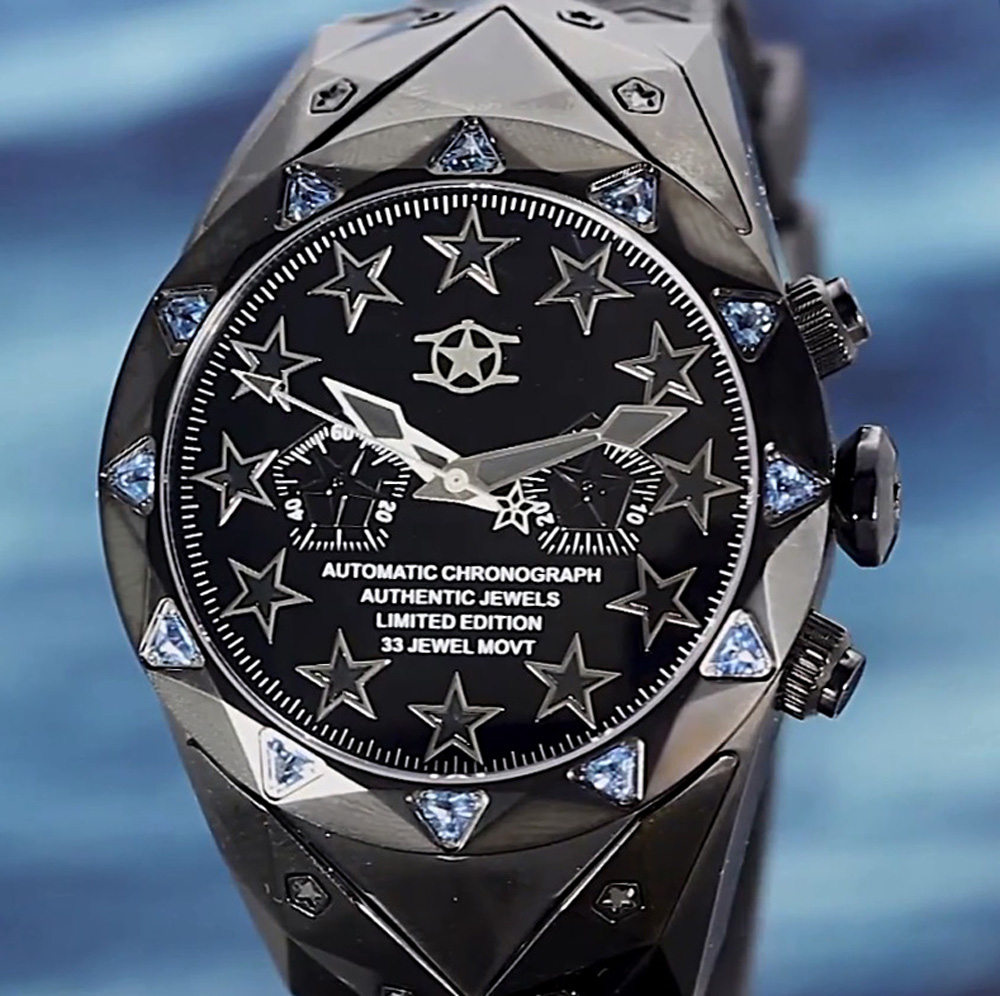 Watchstar Limited Edition Superstar 33 Jewel Automatic Chronograph ...