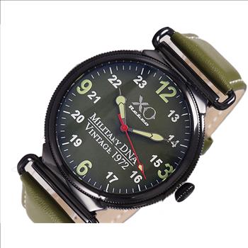 LECHATEAU , XO-RETRO MILITARY VINTAGE GREEN BLACK-IP TONE, GENUINE ...