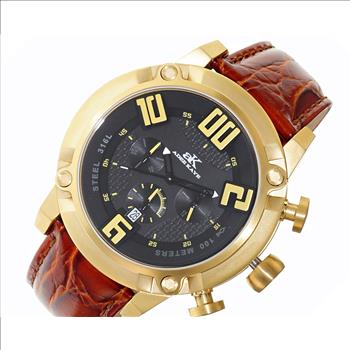 ADEE KAYE WATCHES,Double layer dial, Chronograph Movement, Genuine ...