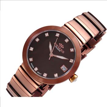 ONISS SWISS MOVEMENT, AUSTRIAN CRYSTAL ACCENT, MOTHER OF PEARL DIAL ...