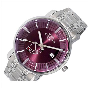 ONISS Watches, Men's Silver Sunray Retrograde day-date dial, Dome ...