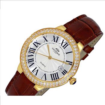 ONISS Watches, SWISS MOVEMENT, GENUINE LEATHER BAND, DOME CRYSTAL ...