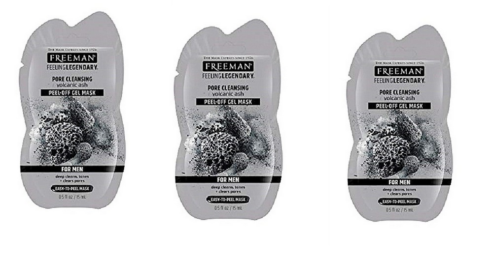 7 Pieces Freeman Facial Volcanic Ash And Others Cleansing Peel-Off Mask ...