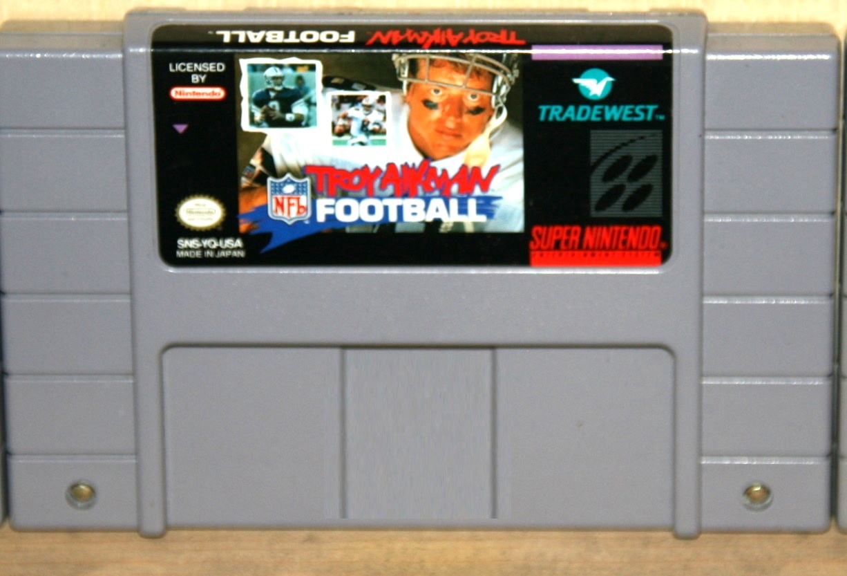 Super Nintendo Troy Aikman NFL Football | Property Room