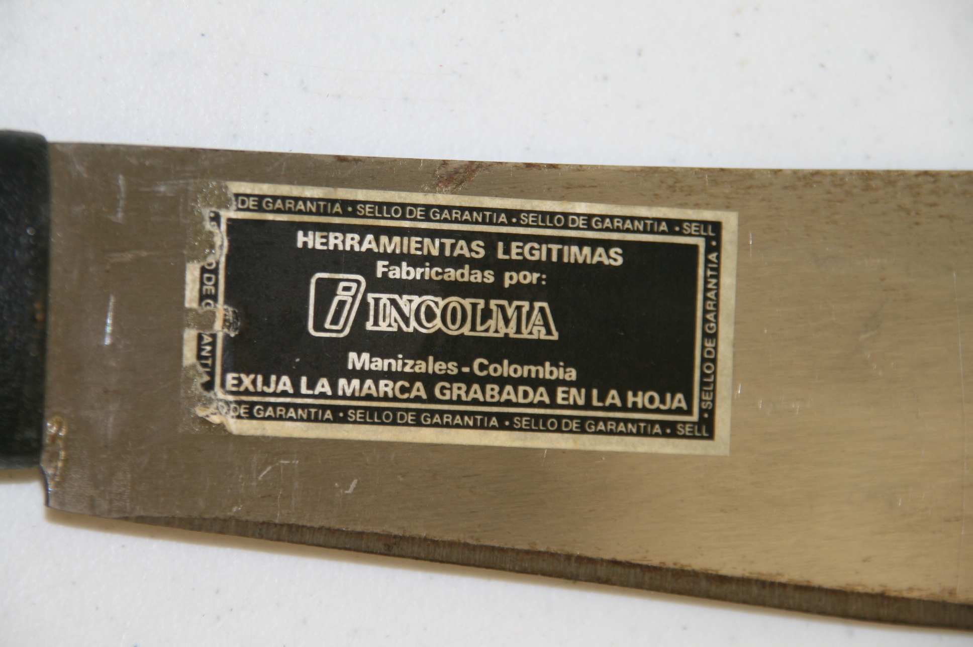 15'' Gavilan de Incolma Knife Made in Colombia With Sheath | Property Room