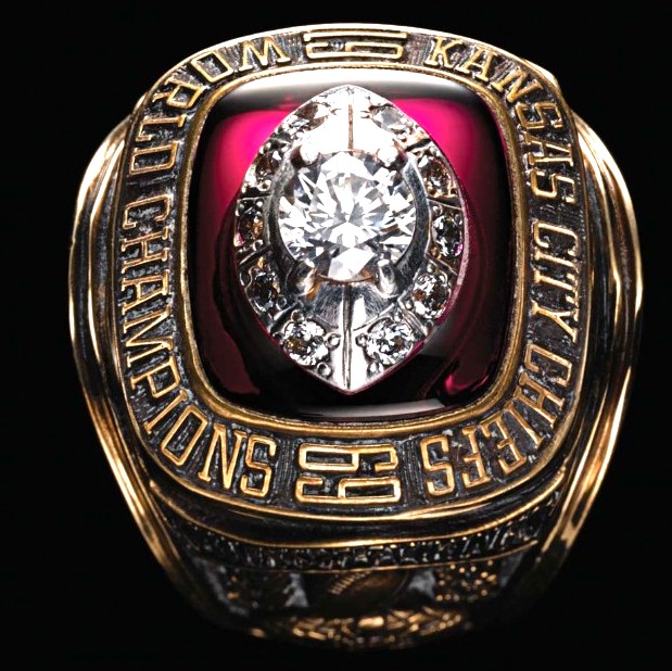 NFL Kansas City Chiefs Super Bowl IV Championship Replica Ring Size 10/ ...