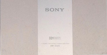 Old School Sony XM3020 30 watts x 2 RMS Amplifier | Property Room