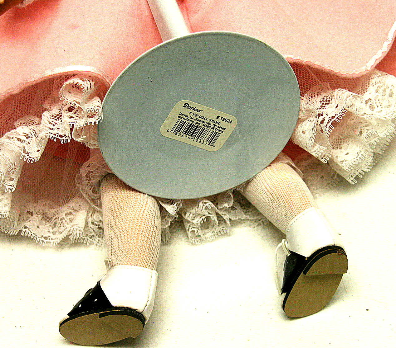 Beautiful Keepsake Porcelain Darice Doll Stand | Property Room