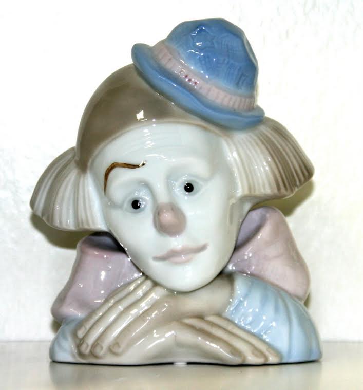 Paul Sebastian Porcelain Clown Hand Painted | Property Room